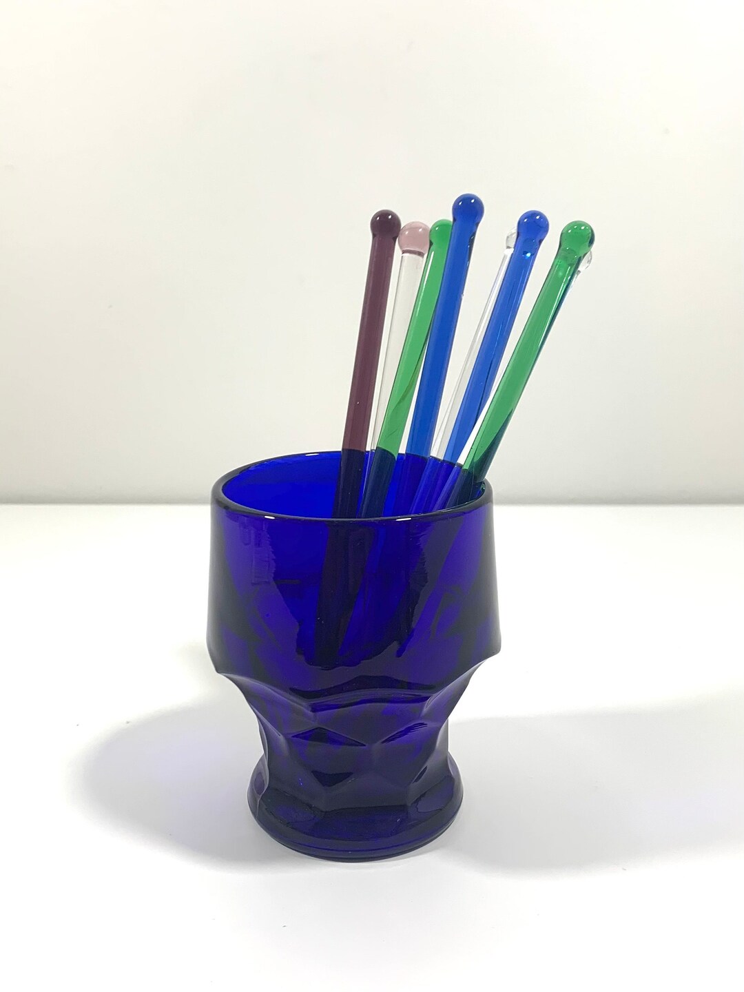 Glass Cocktail Stir Sticks Mid Century Modern Barware Stir Sticks ...