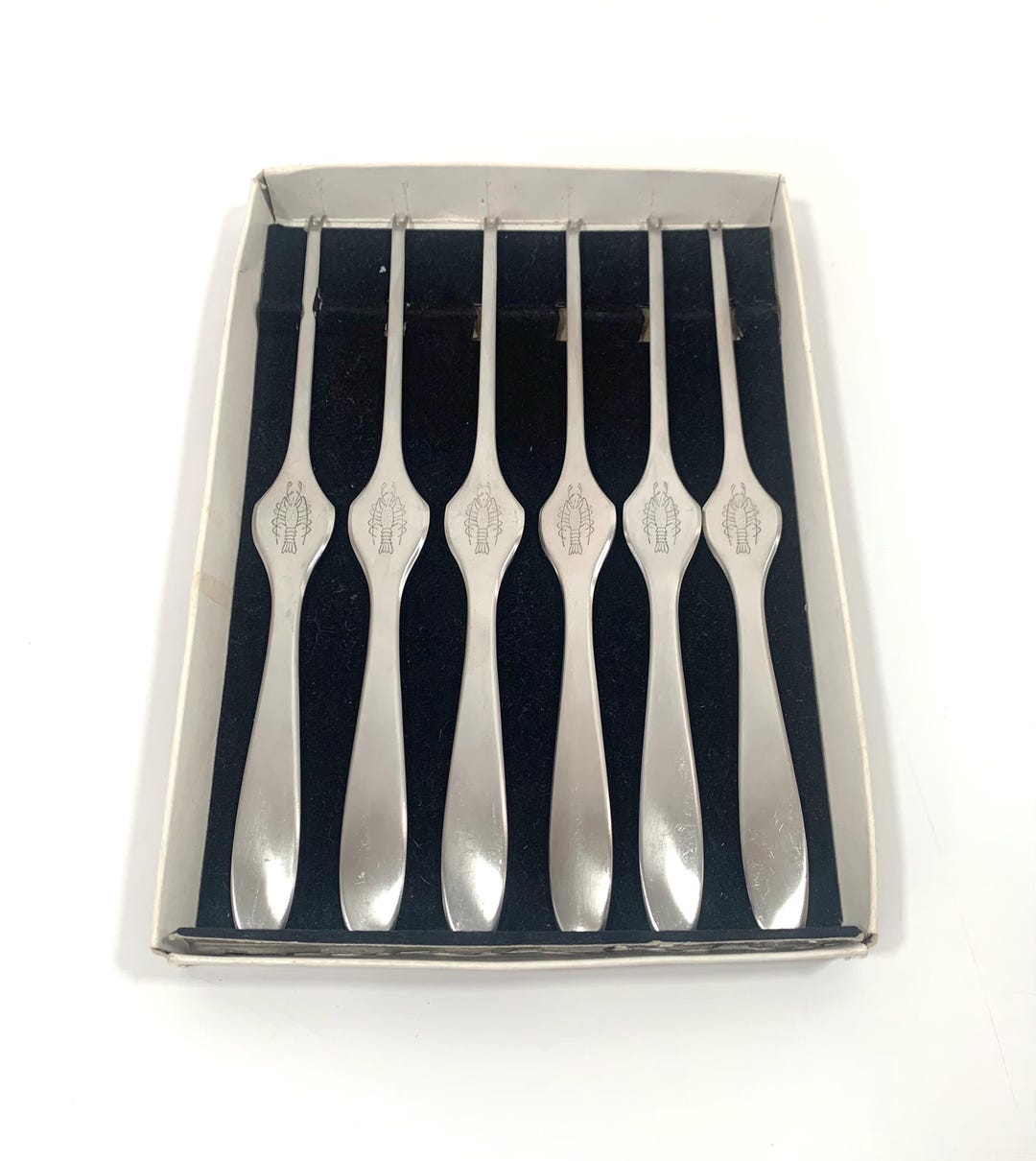 Lobster Forks Picks Vintage Stainless Steel Picks Made in Italy Set of ...