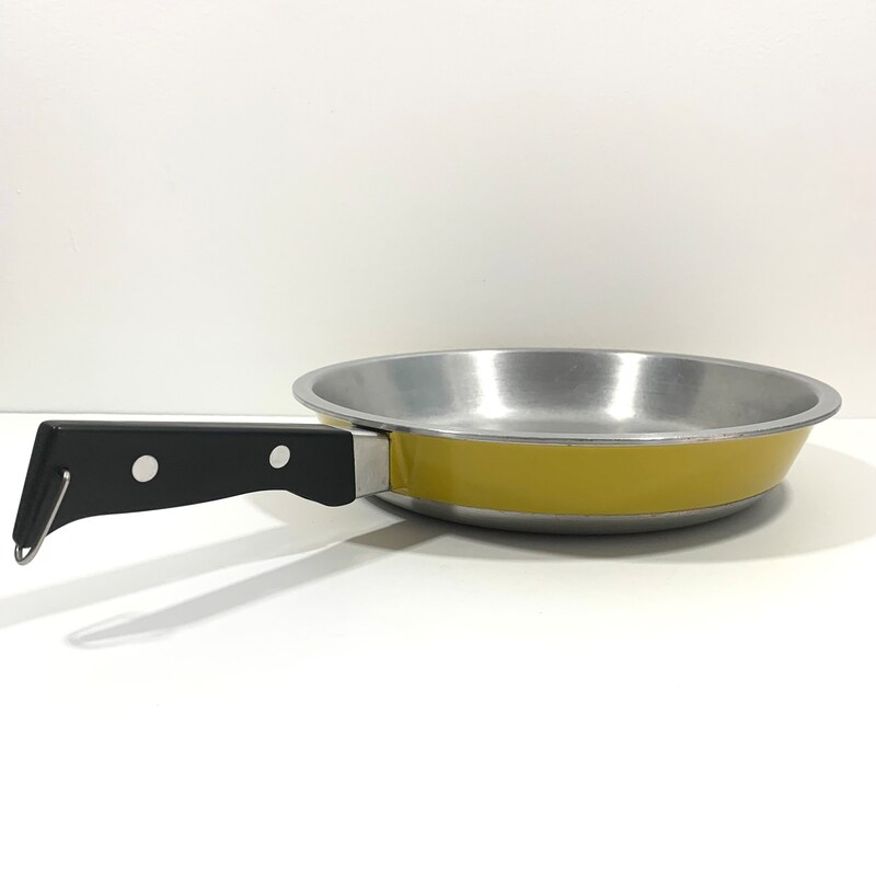 Yellow Enamel Pan - Etsy
