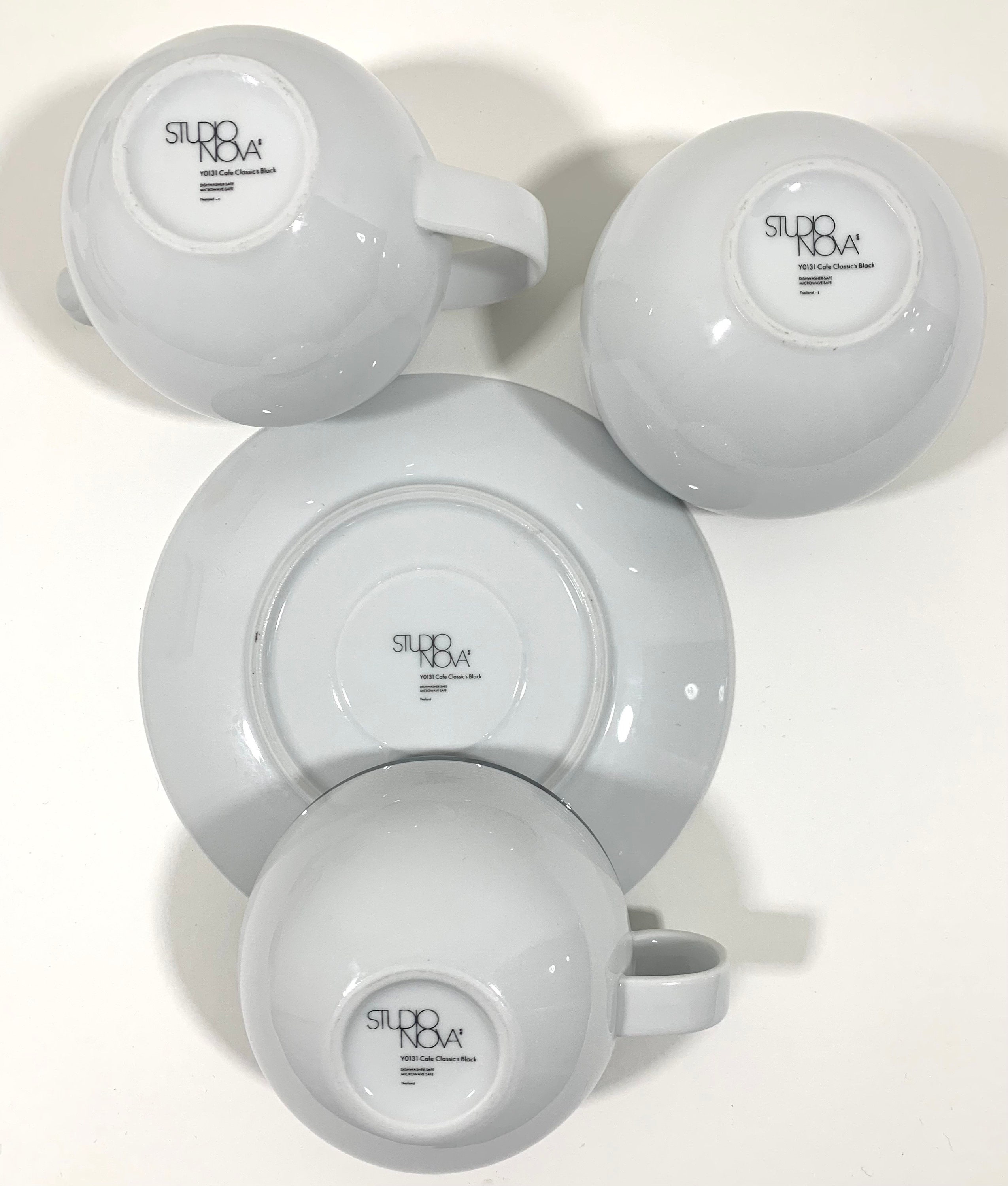 Round Roly Poly Shape Coffee Set Vintage Studio Nova Cafe Classic ...