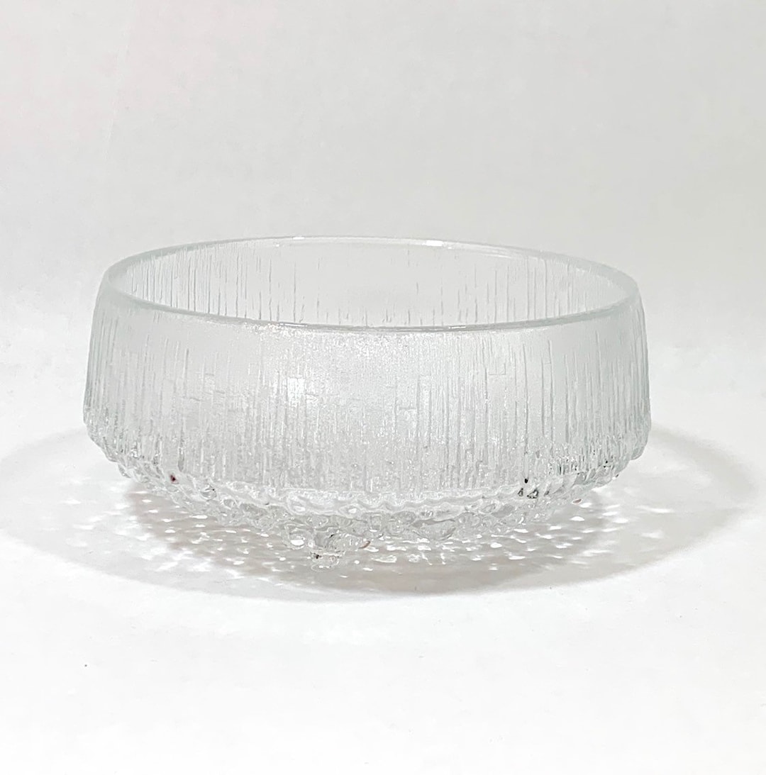 Iittala Ultima Thule Glass Serving Bowl Mid Century Scandinavian Modern ...