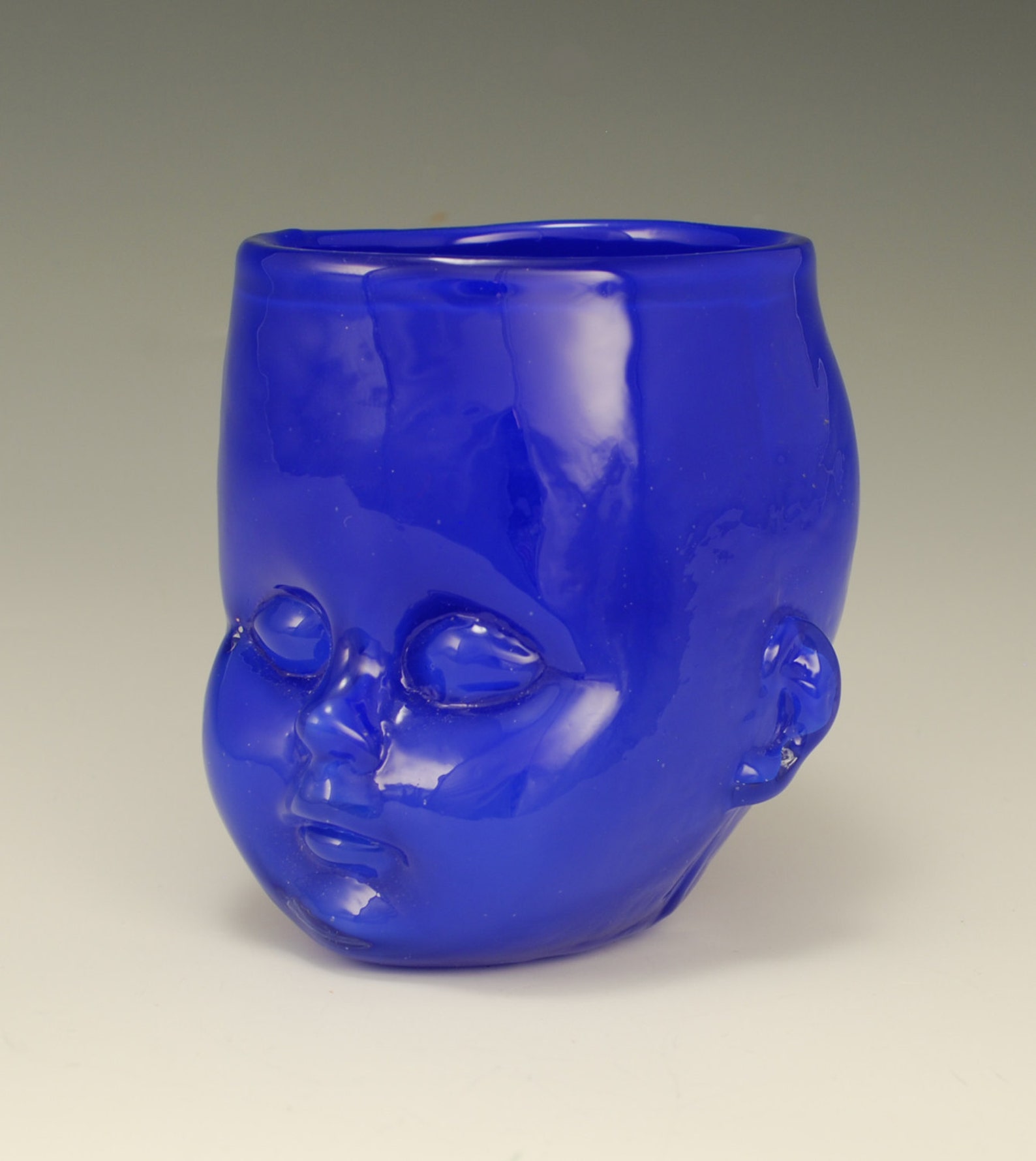 Baby Head Cup - Blue - Etsy
