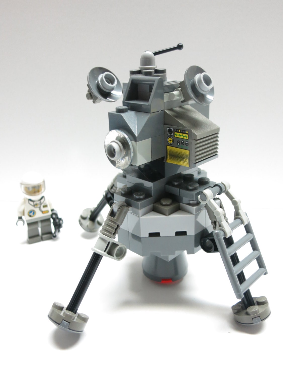 Custom space MOON LANDER LEGO two stage space craft 2 | Etsy