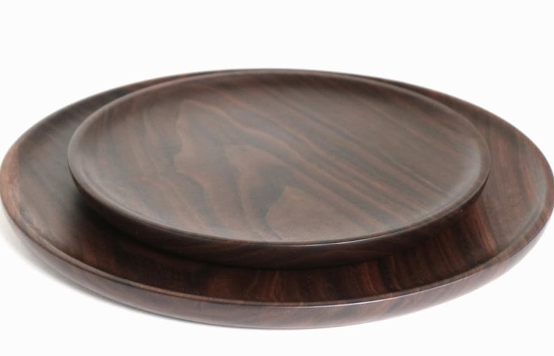 Large Wood Plate - Etsy