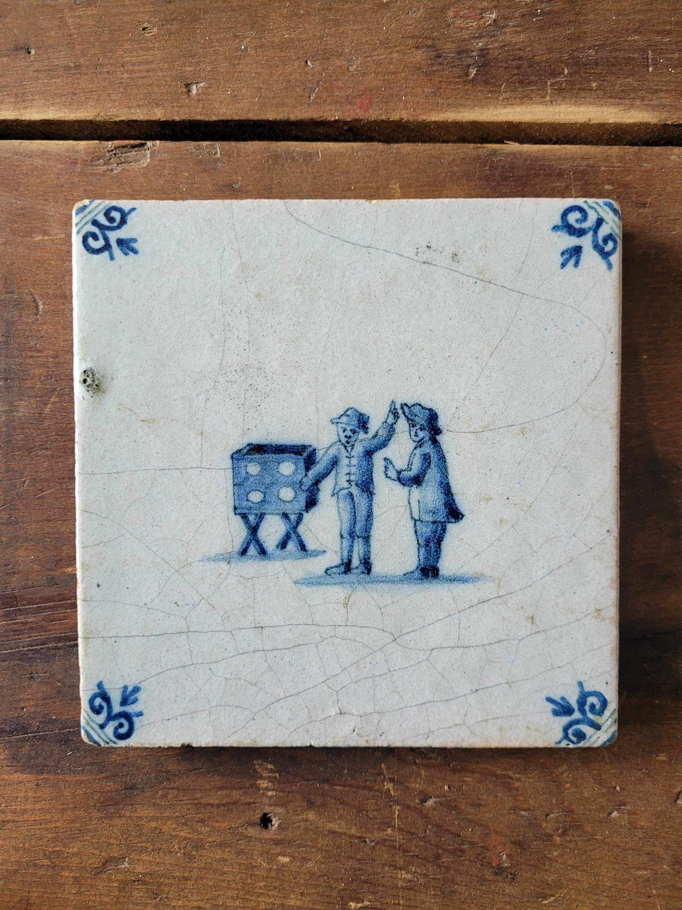 Antique Delft Tile - Etsy