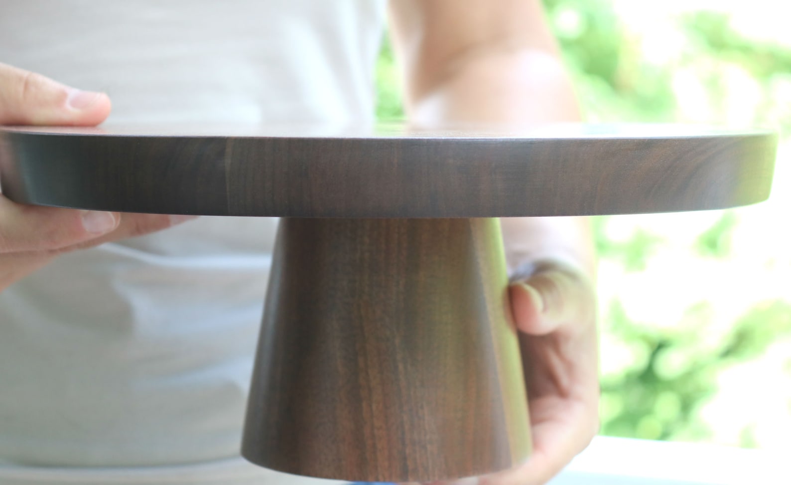 Wood Cake Pedestal Medium | Etsy