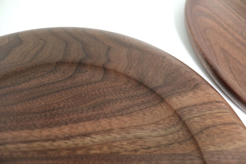 Large Wood Plate - Etsy