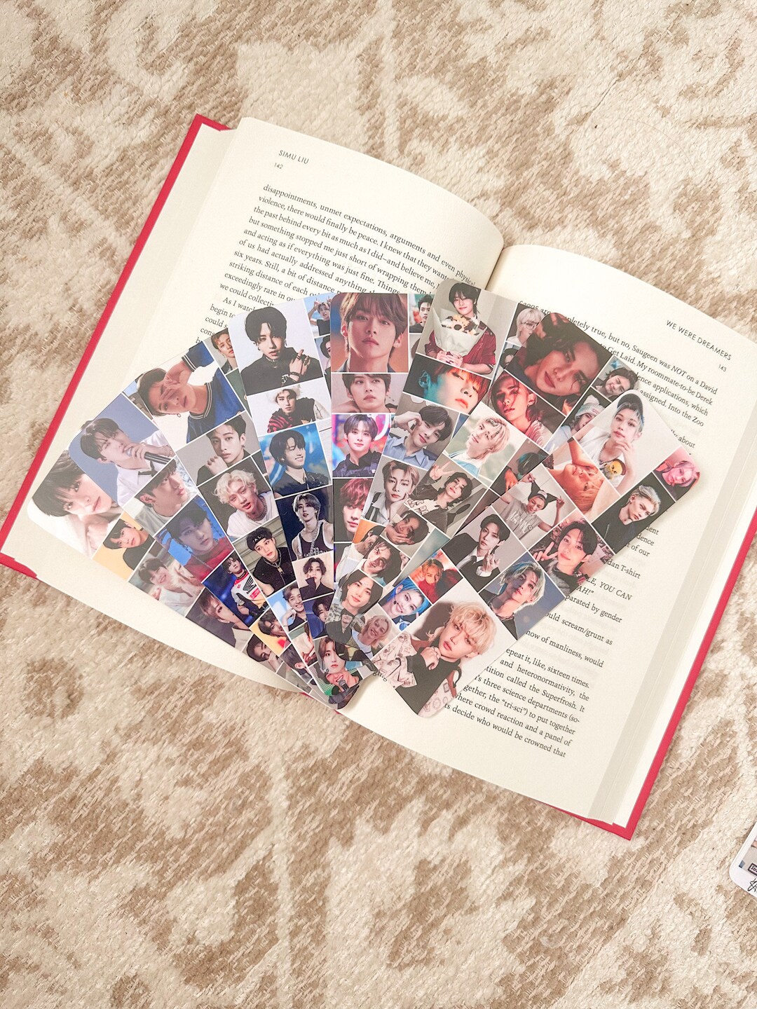 Kpop Boyfriend Material Bias Bookmark Themed Photo - Etsy