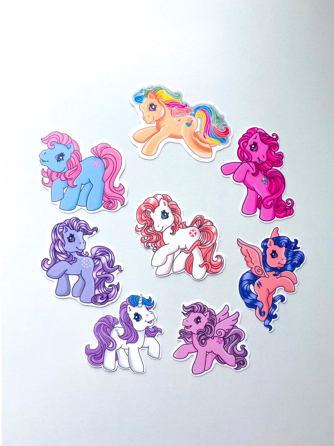 My Little Pony 2 GLOSSY Sticker Pack Bundle Theme Artwork | Etsy