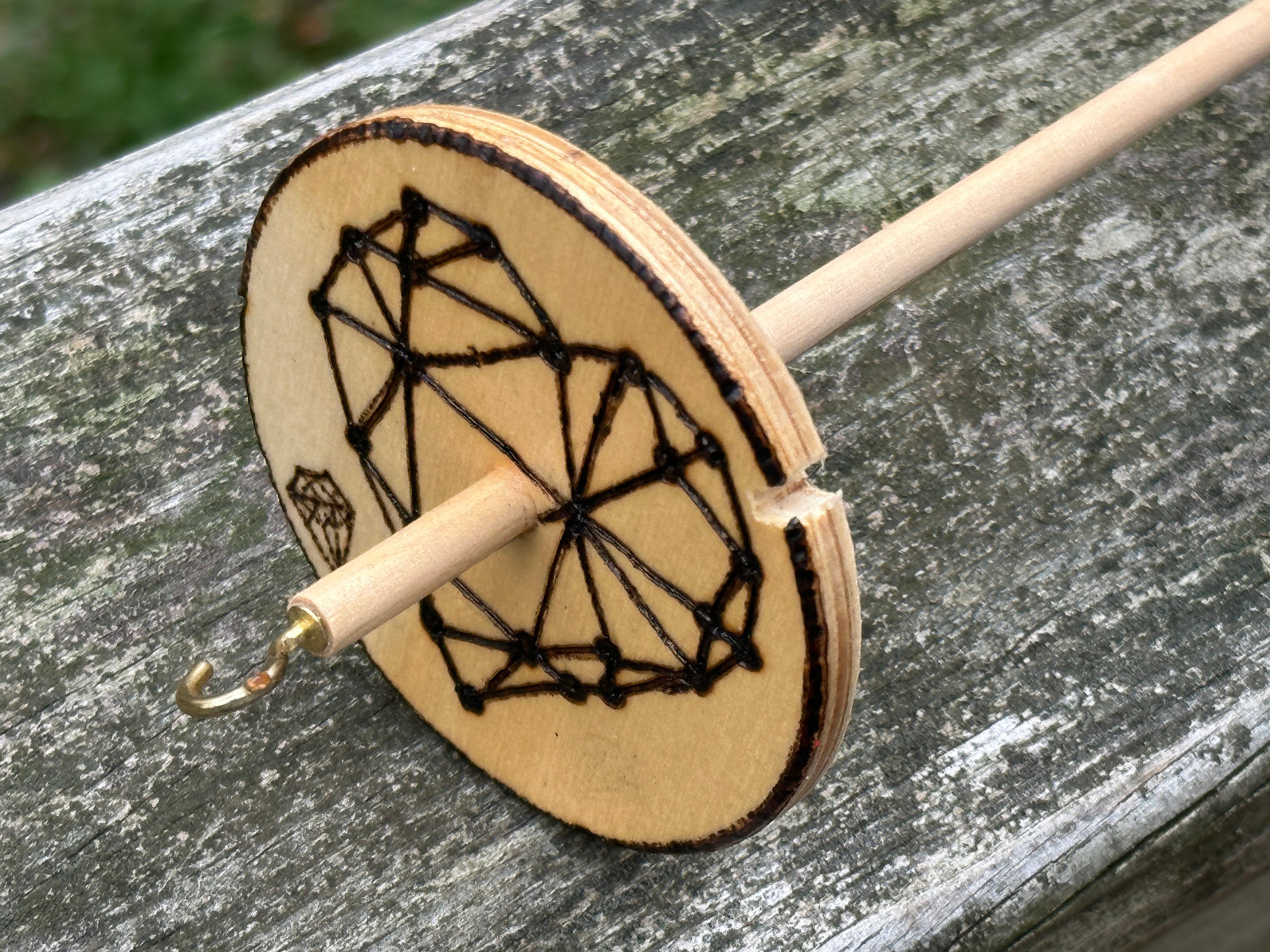 Top Whorl Drop Spindle Fiber Artist Tool Yarn Spinning - Etsy