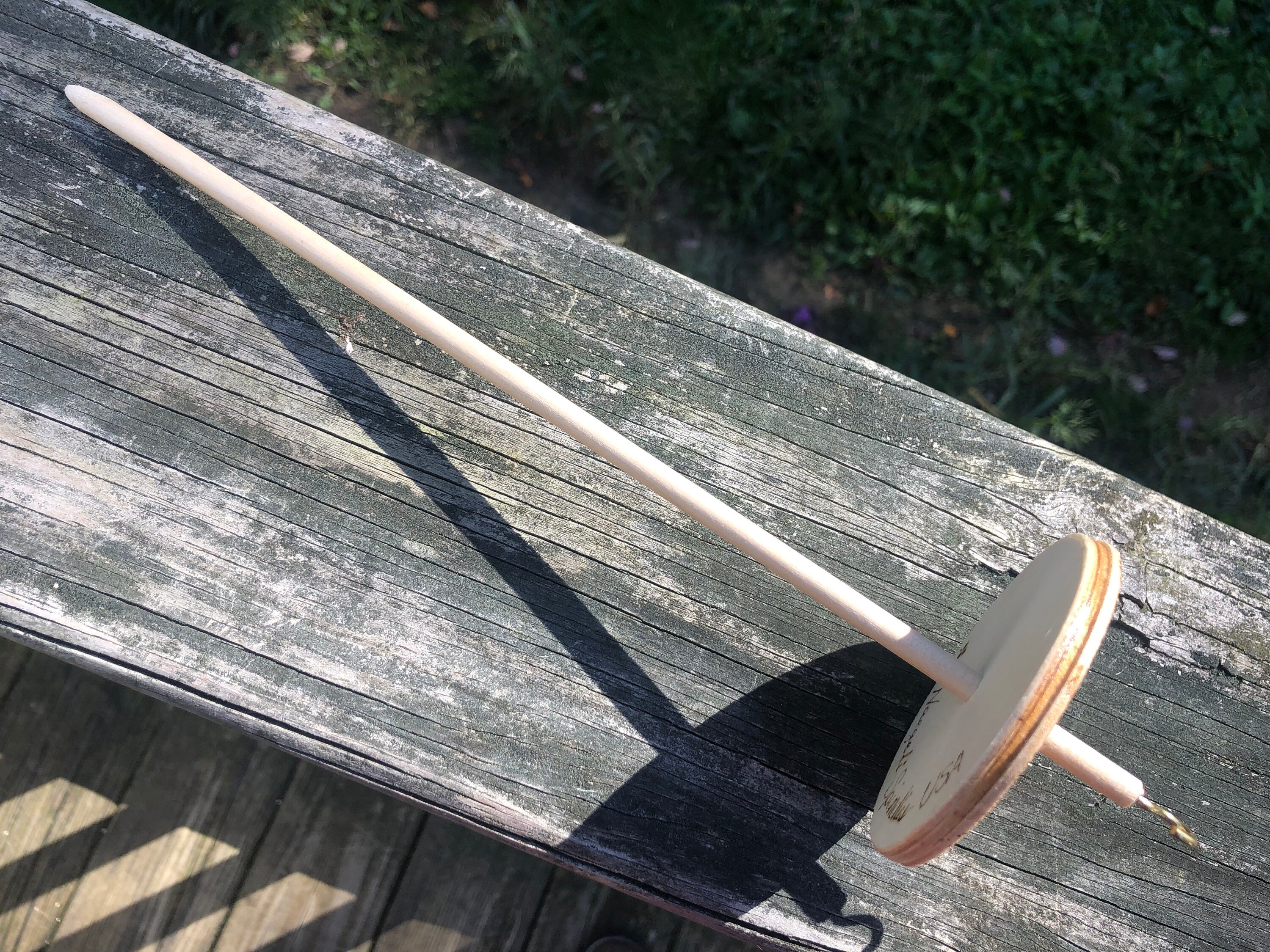 Drop Spindle, Wooden Drop Spindle, Top Whorl Drop Spindle, Fiber Art ...