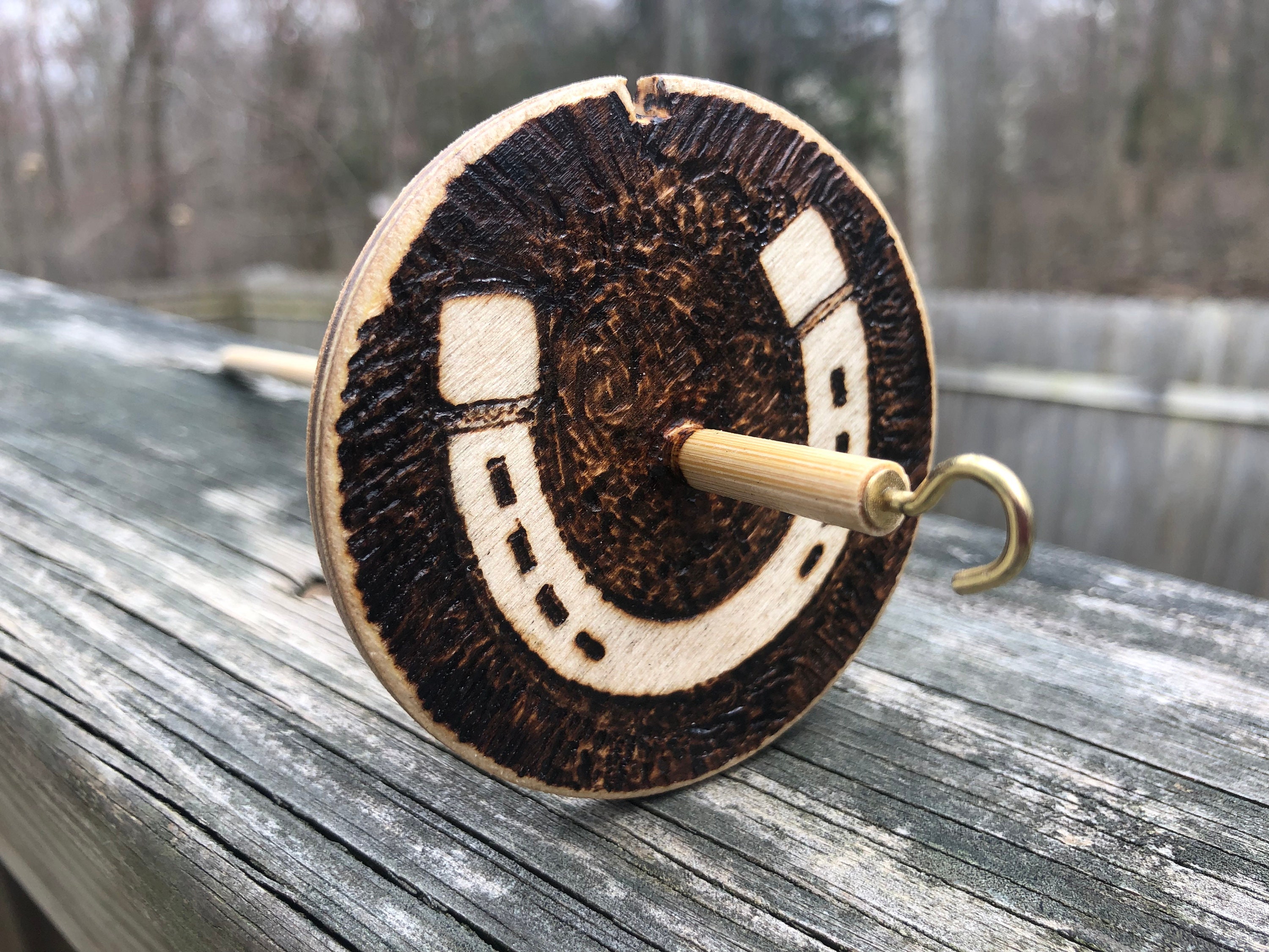 Drop Spindle, Wooden Drop Spindle, Top Whorl Drop Spindle, Fiber Art ...