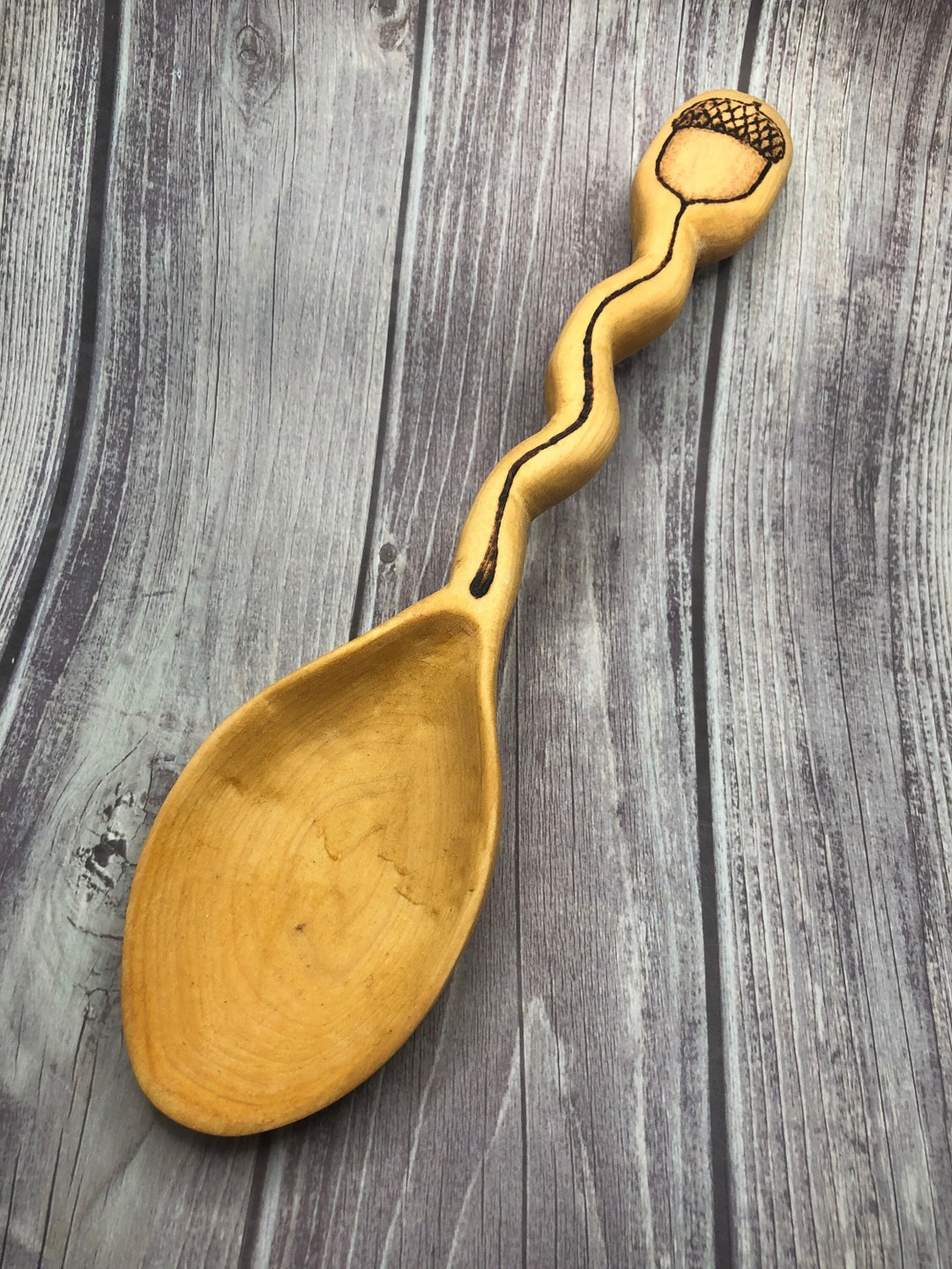 Hand Carved Wooden Spoon Hand Carved Spoon Kitchen Gadget - Etsy