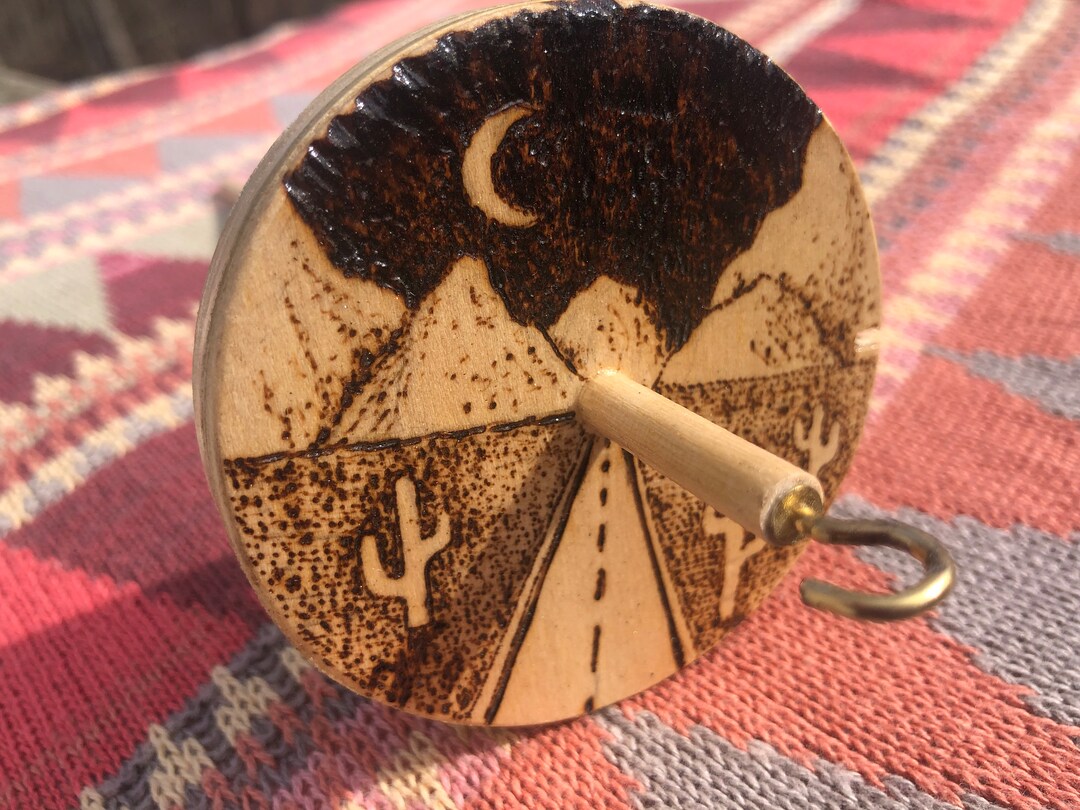 Drop Spindle Wooden Drop Spindle Top Whorl Drop Spindle - Etsy