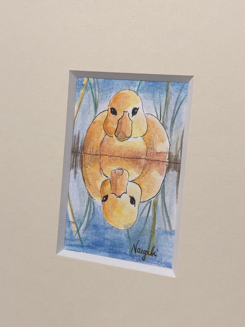 Original Art Watercolor Matted Art Office Art Wall Art - Etsy