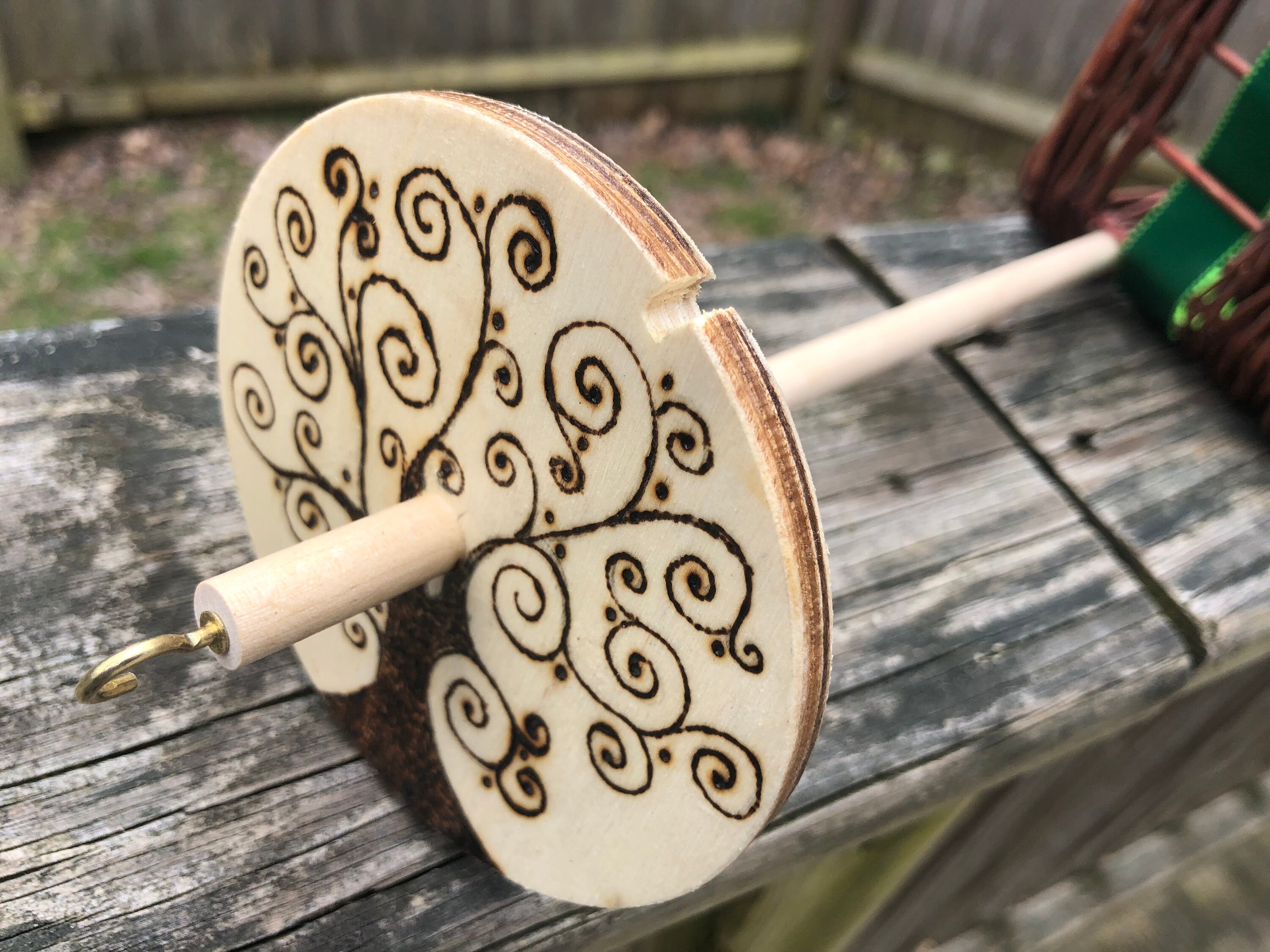 Drop Spindle Wooden Drop Spindle Top Whorl Drop Spindle - Etsy