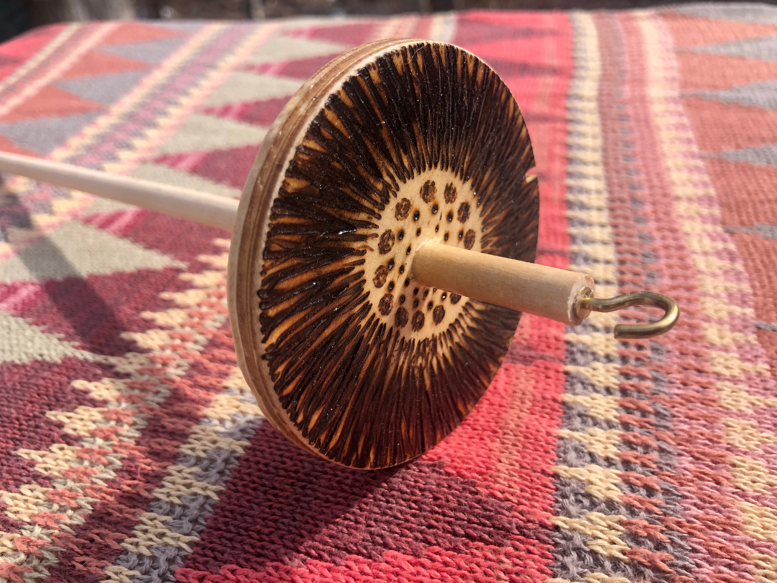 Drop Spindle Wooden Drop Spindle Top Whorl Drop Spindle - Etsy