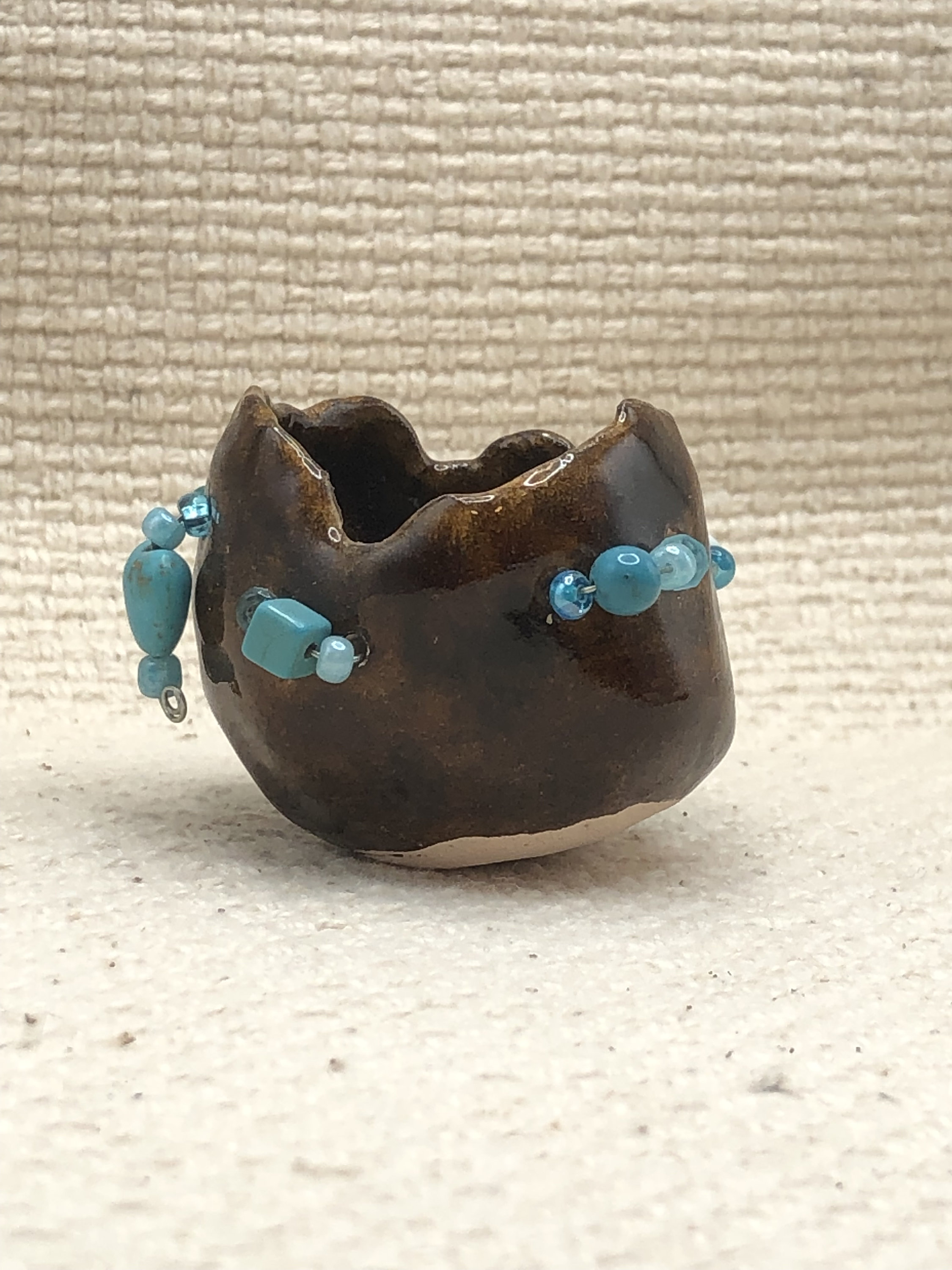 Prayer Meditation Reflection Pot, Handmade Small Pottery Pinch Pot ...