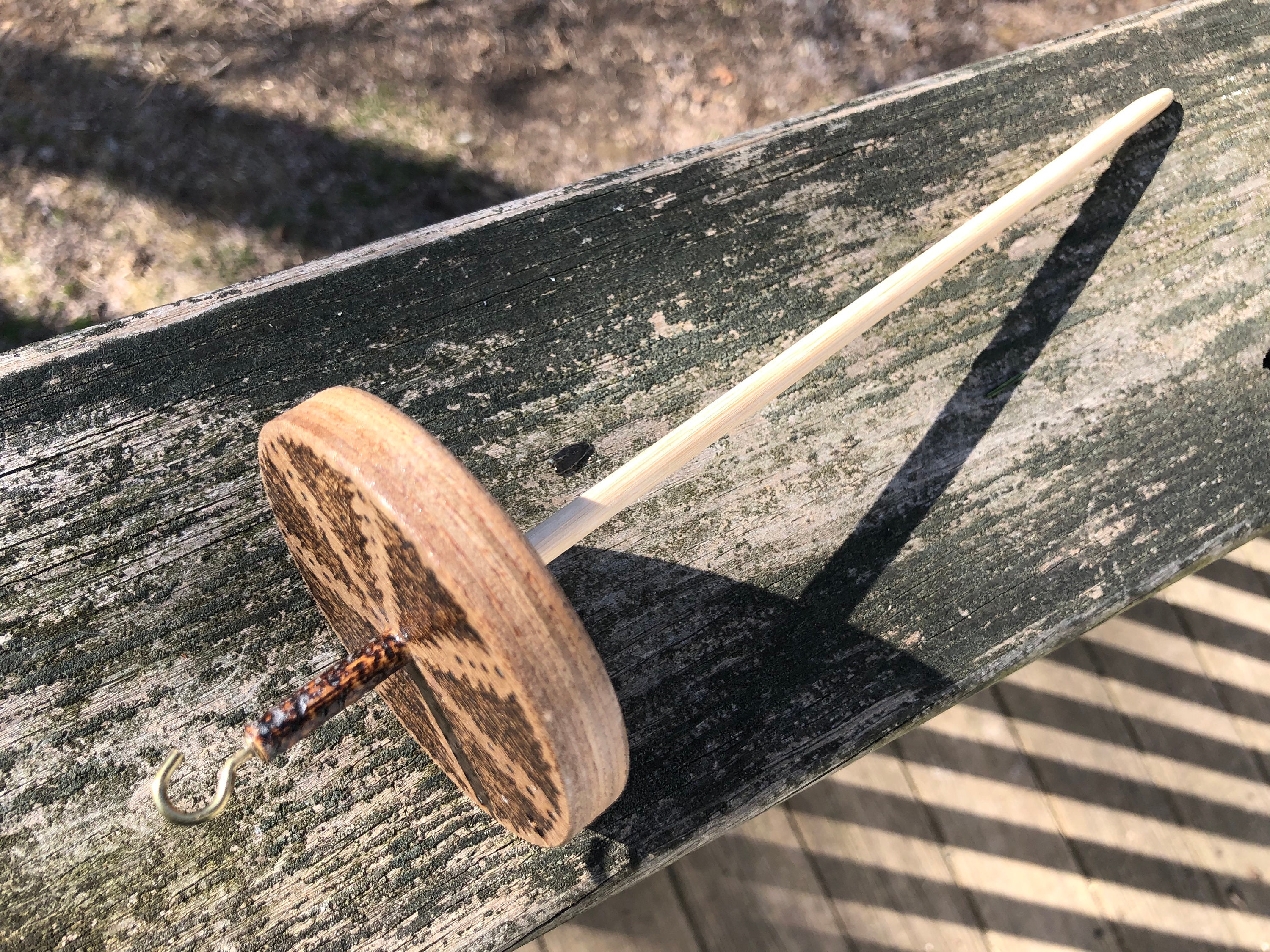 Drop Spindle, Wooden Drop Spindle, Top Whorl Drop Spindle, Fiber Art ...