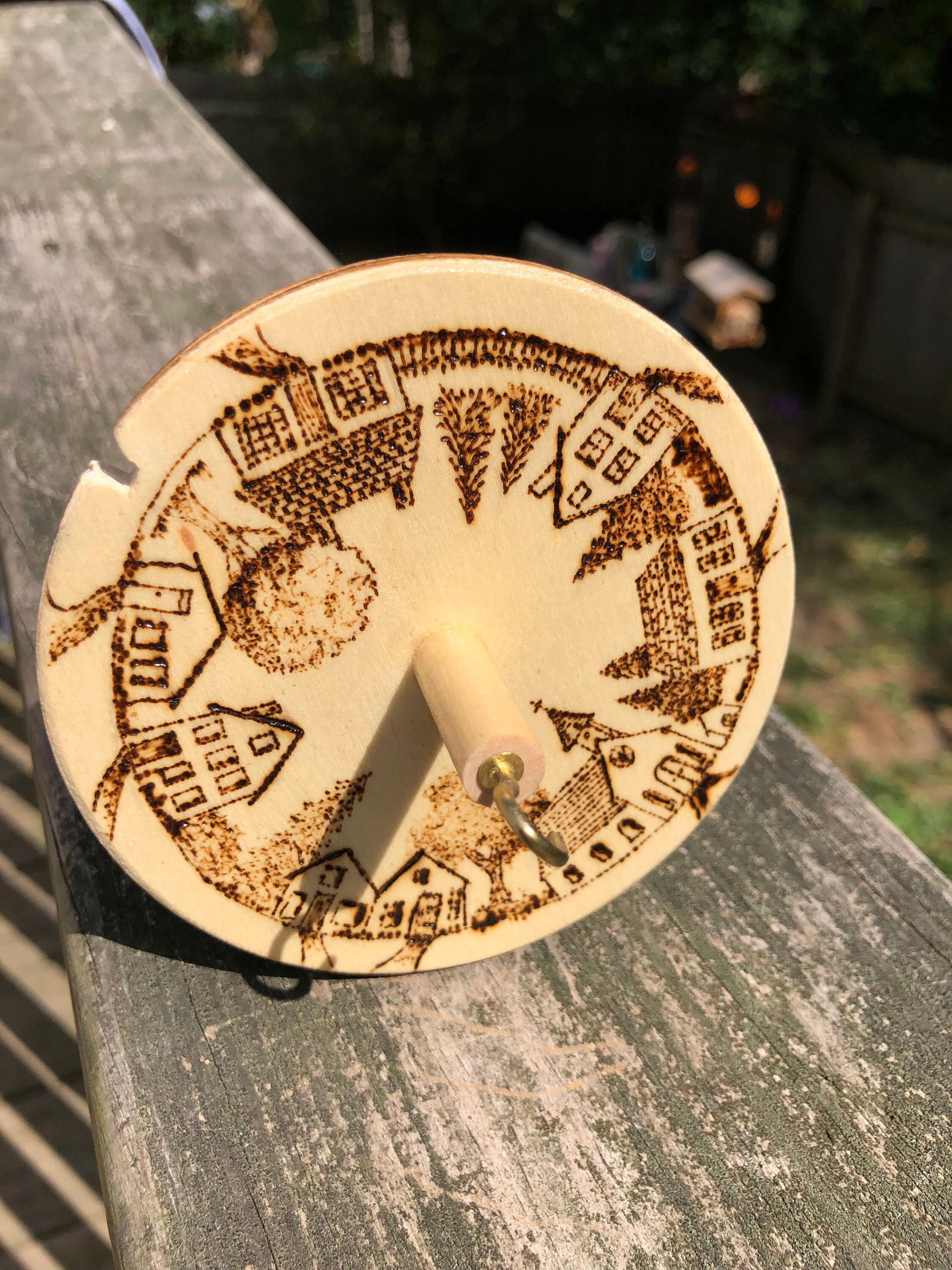 Drop Spindle Wooden Drop Spindle Top Whorl Drop Spindle - Etsy