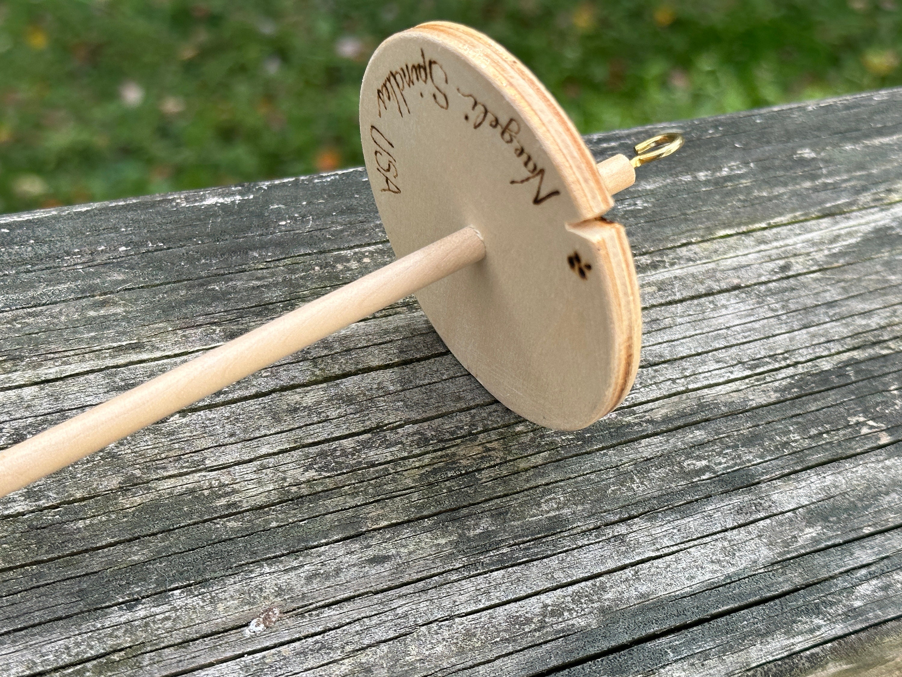 Drop Spindle Top Whorl Fiber Art Roving Tool, Yarn Spinning, .75 Oz ...