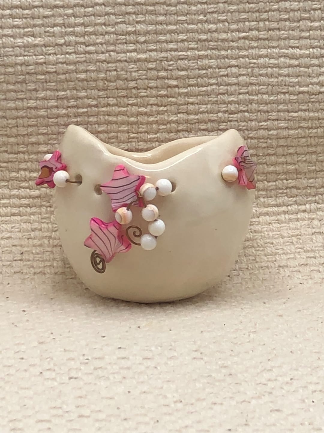 Prayer Meditation Reflection Pot, Handmade Small Pottery Pinch Pot ...