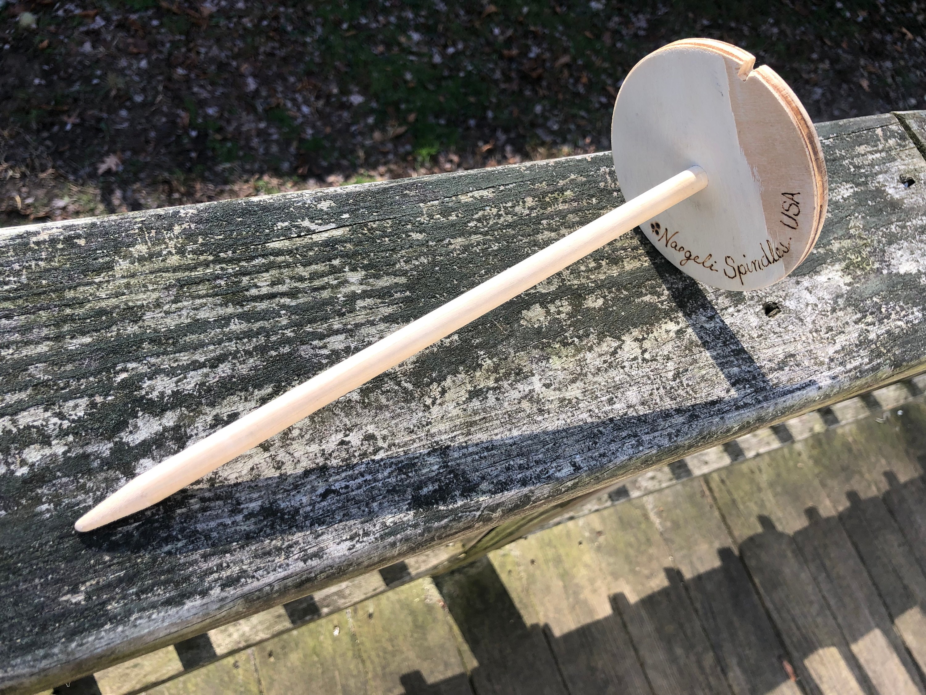 Top Whorl Drop Spindle, Handmade Spindle, Wool Spinning, Fiber Art Tool ...