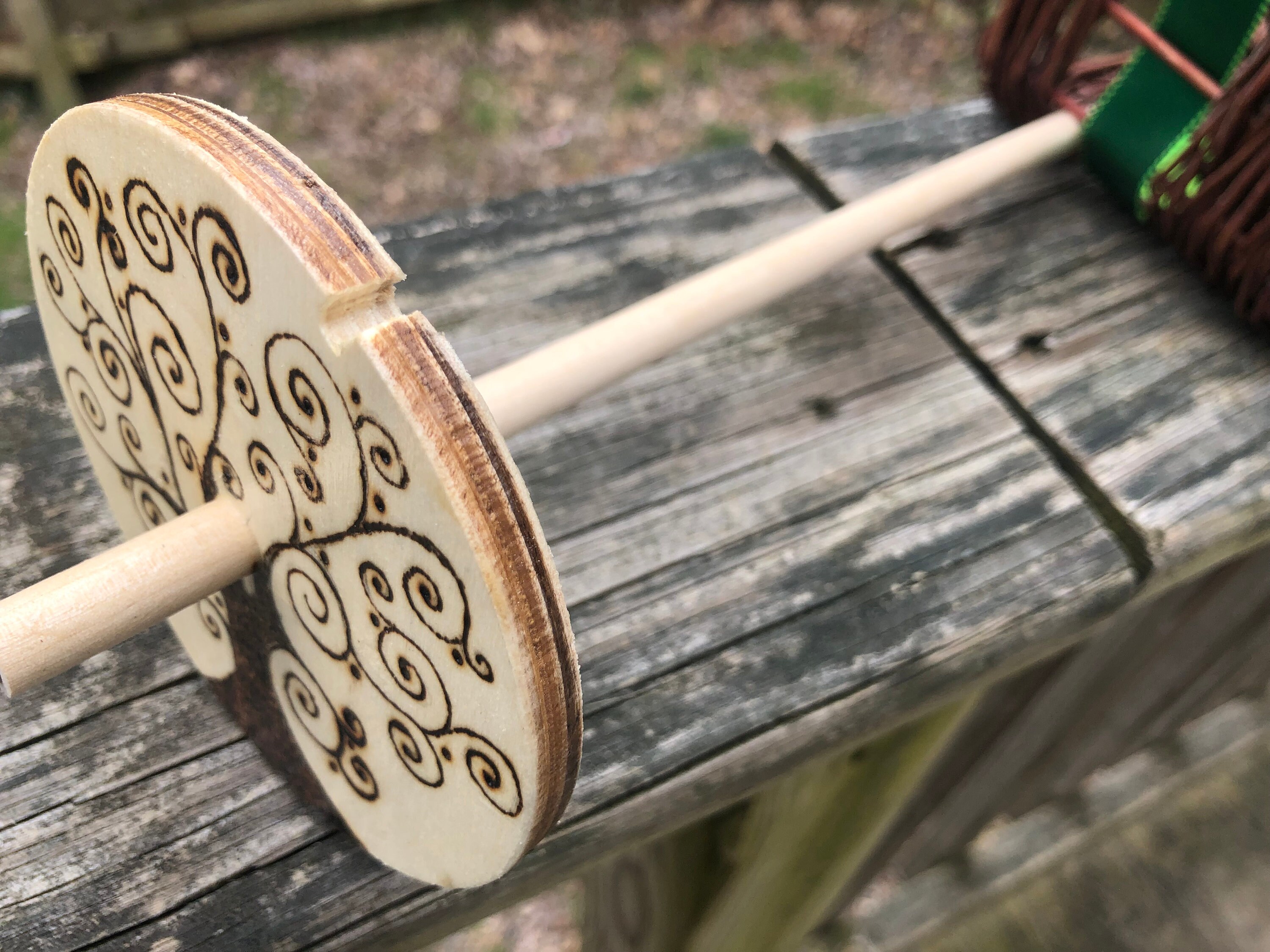 Drop Spindle Wooden Drop Spindle Top Whorl Drop Spindle - Etsy