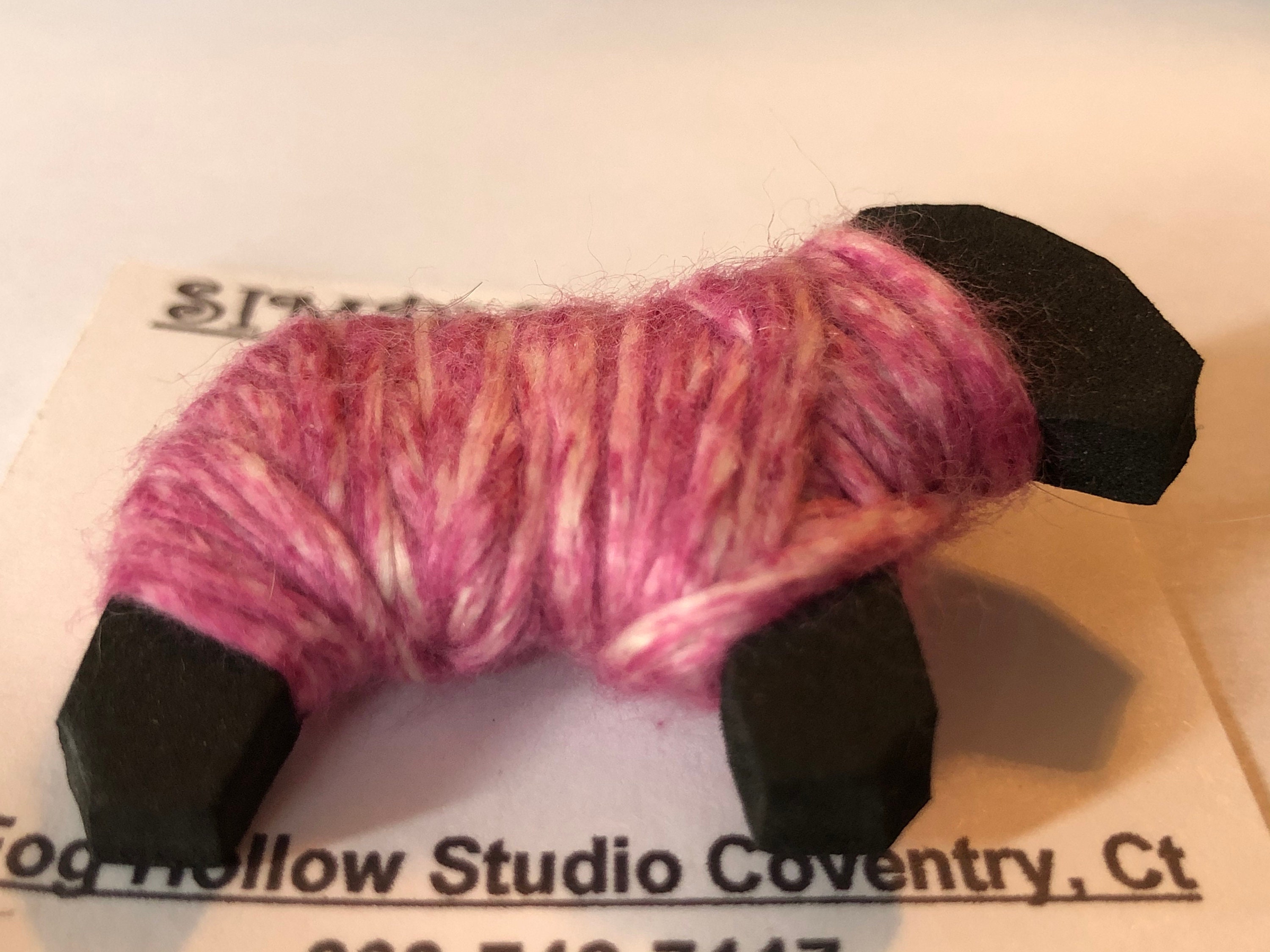 Sheep Pin Wool Pin Wool Wrapped Sheep Pin Lapel Pin - Etsy