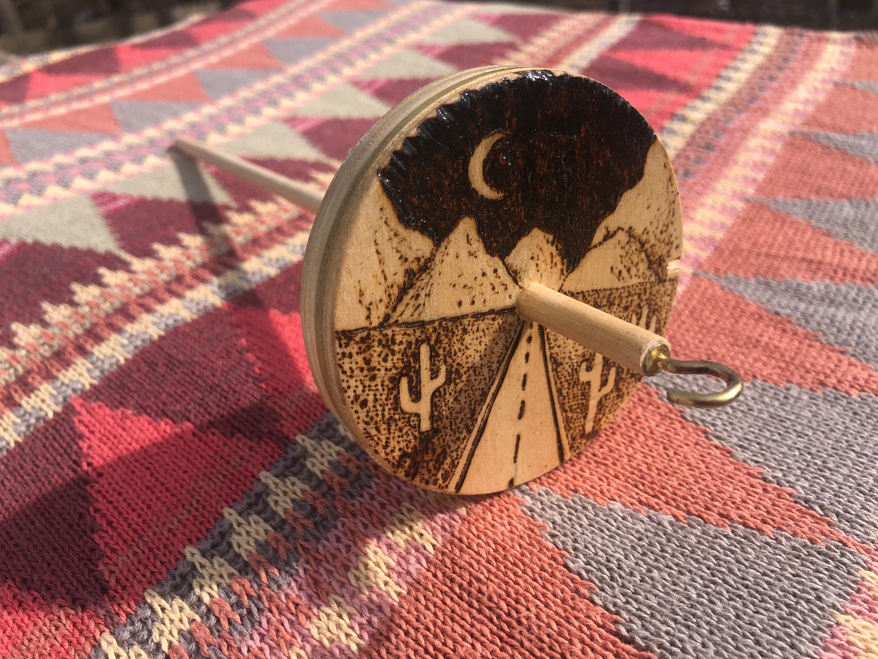 Drop Spindle Wooden Drop Spindle Top Whorl Drop Spindle - Etsy