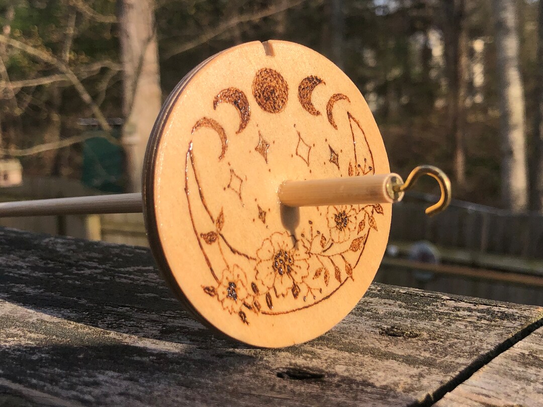 Drop Spindle Wooden Drop Spindle Top Whorl Drop Spindle - Etsy