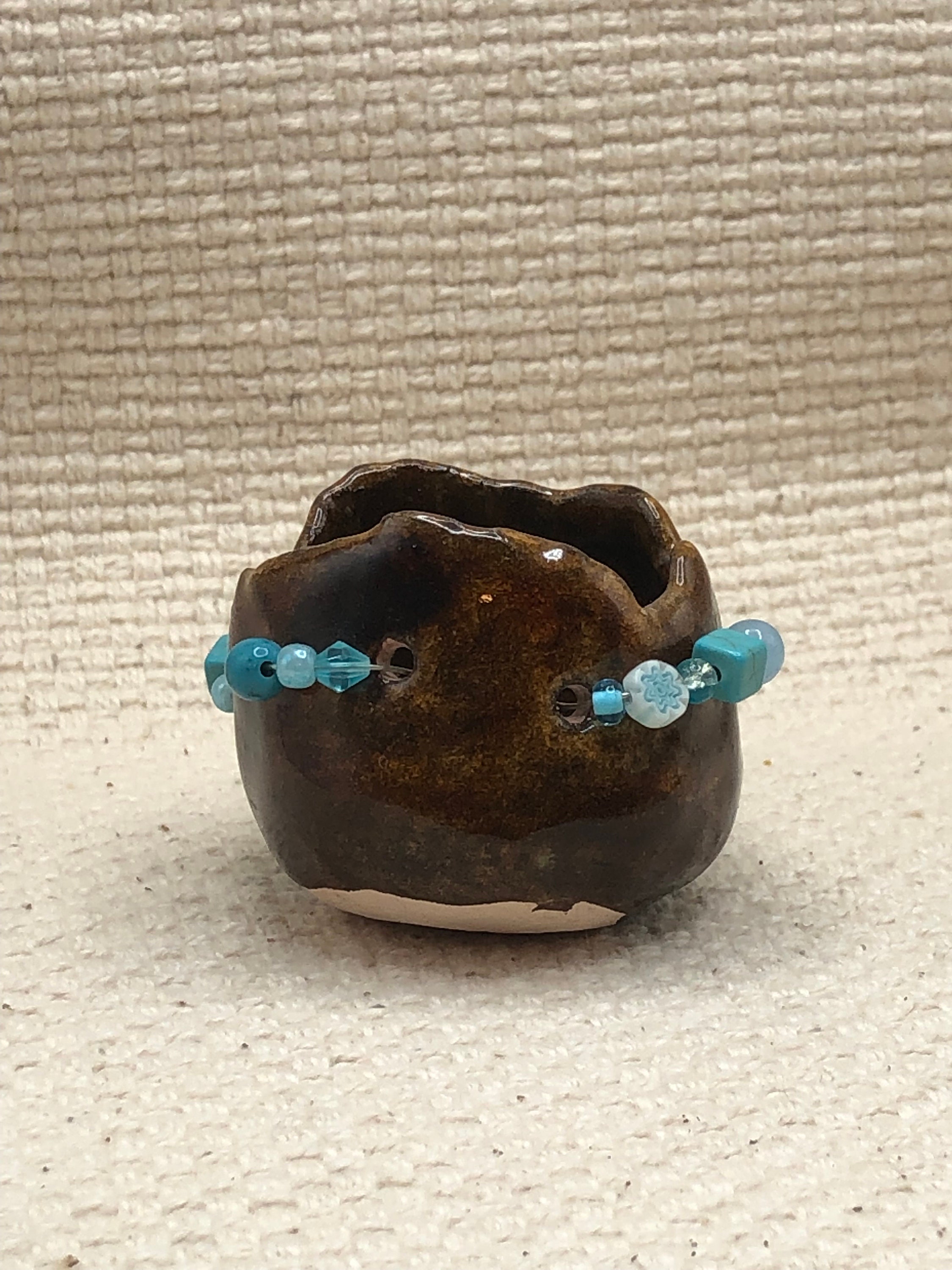 Prayer Meditation Reflection Pot, Handmade Small Pottery Pinch Pot ...