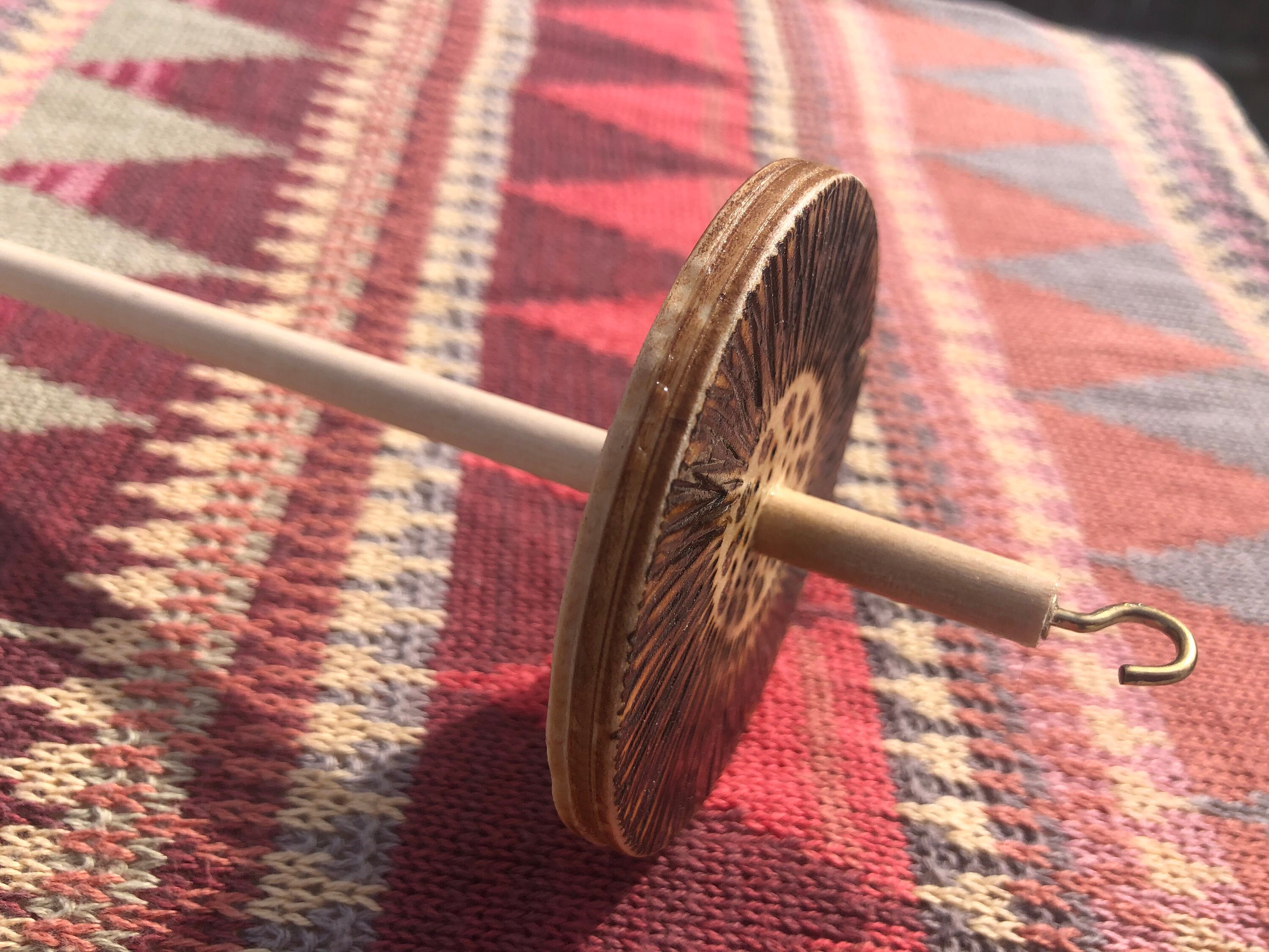 Drop Spindle Wooden Drop Spindle Top Whorl Drop Spindle - Etsy