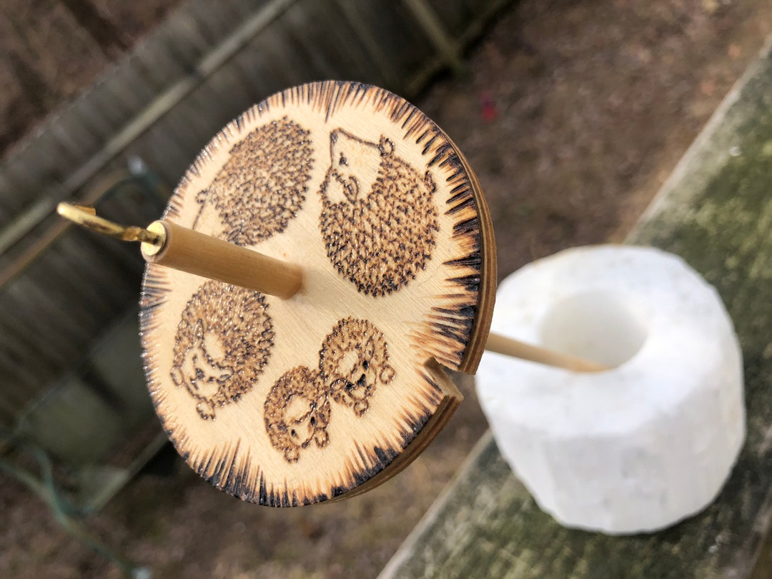 Drop Spindle, Wooden Drop Spindle, Top Whorl Drop Spindle, Fiber Art ...
