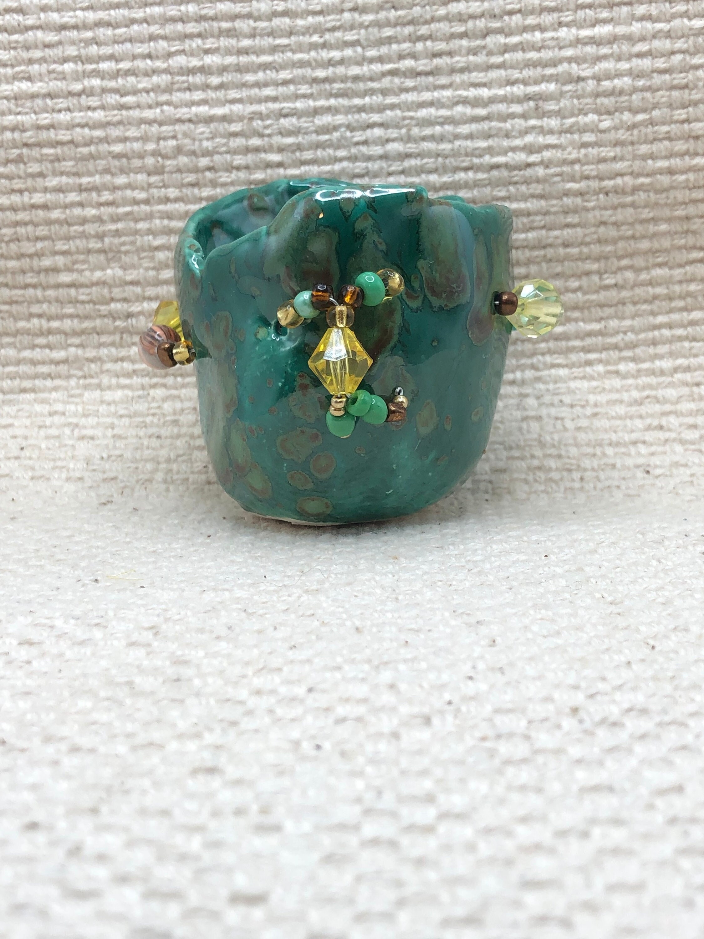 Prayer Meditation Reflection Pot, Handmade Small Pottery Pinch Pot ...