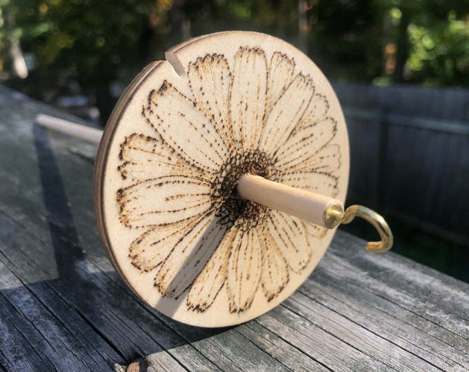 Drop Spindle, Wooden Drop Spindle, Top Whorl Drop Spindle, Fiber Art ...