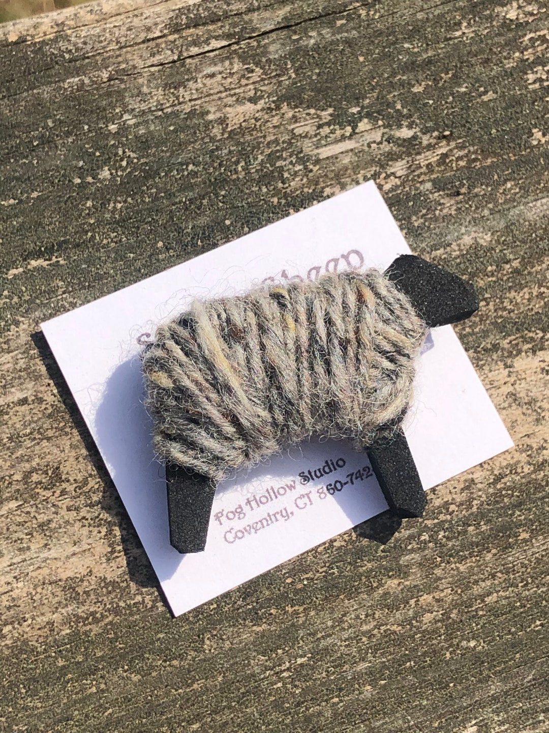 Sheep Pin, Wool Pin, Wool Wrapped Sheep Pin, Lapel Pin, Brooch, Sheep ...