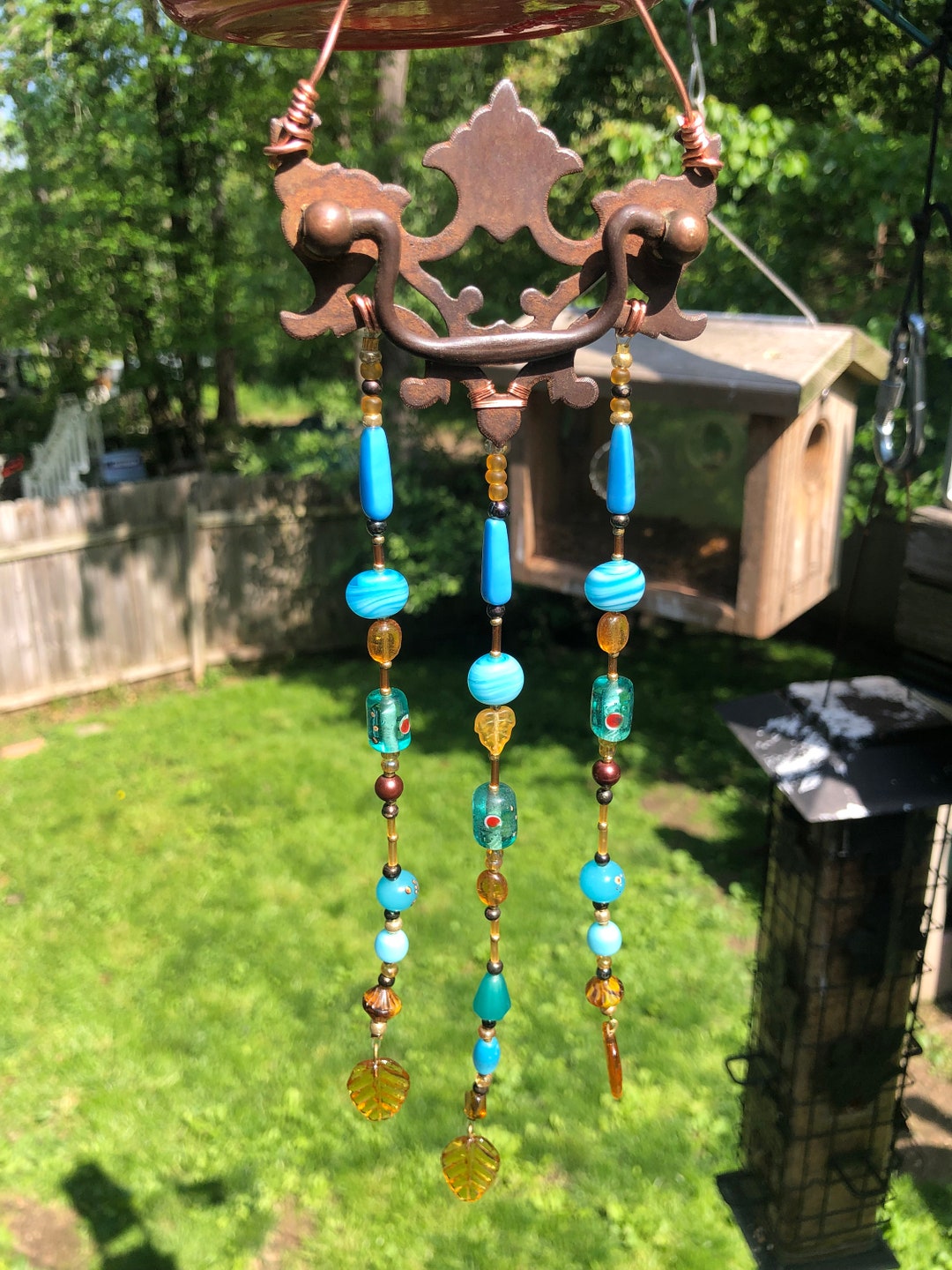 Fun Hippie Suncatcher 70s Yard Garden Patio Deck Window Hanging Home ...