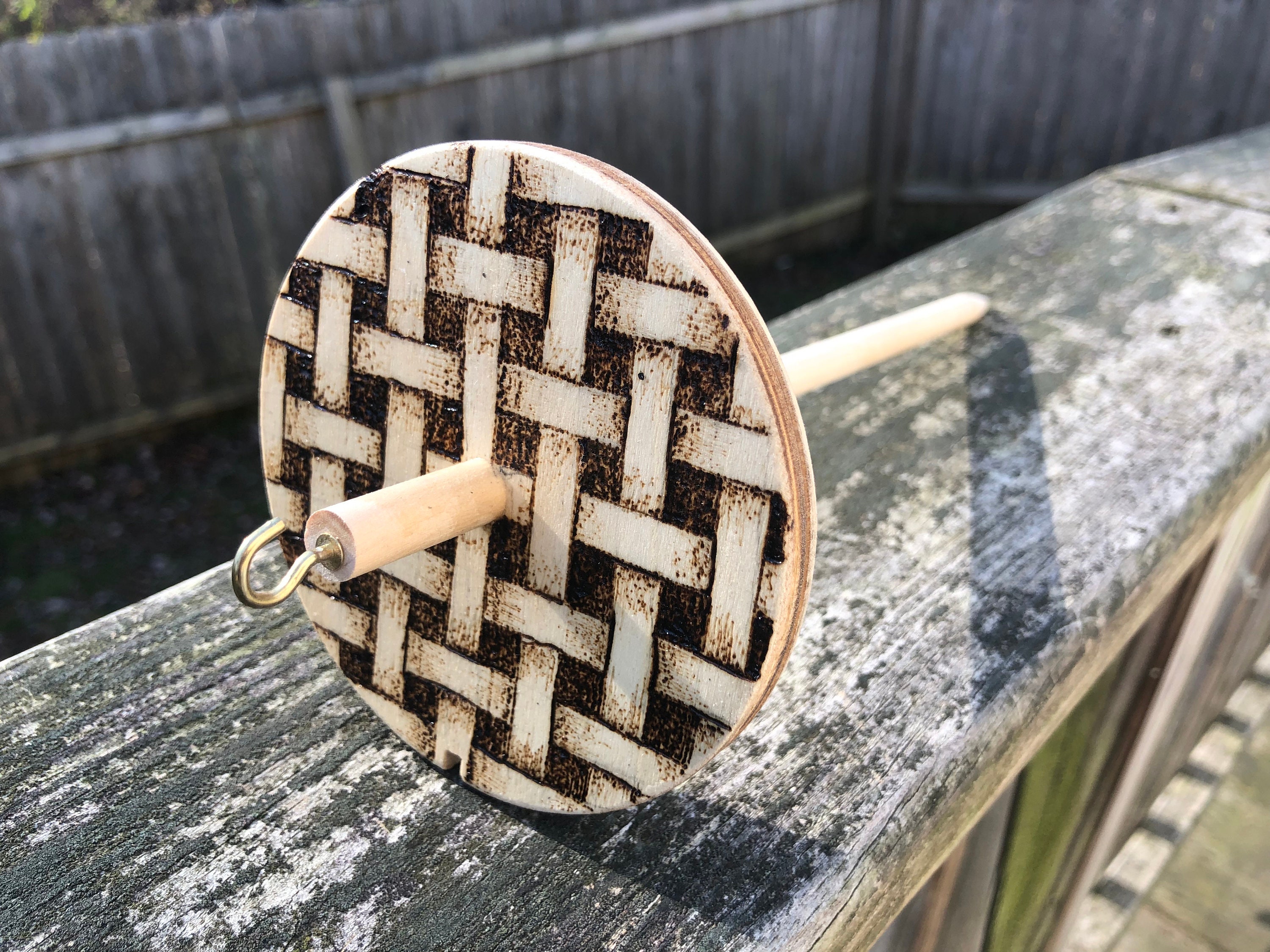 Top Whorl Drop Spindle, Handmade Spindle, Wool Spinning, Fiber Art Tool ...