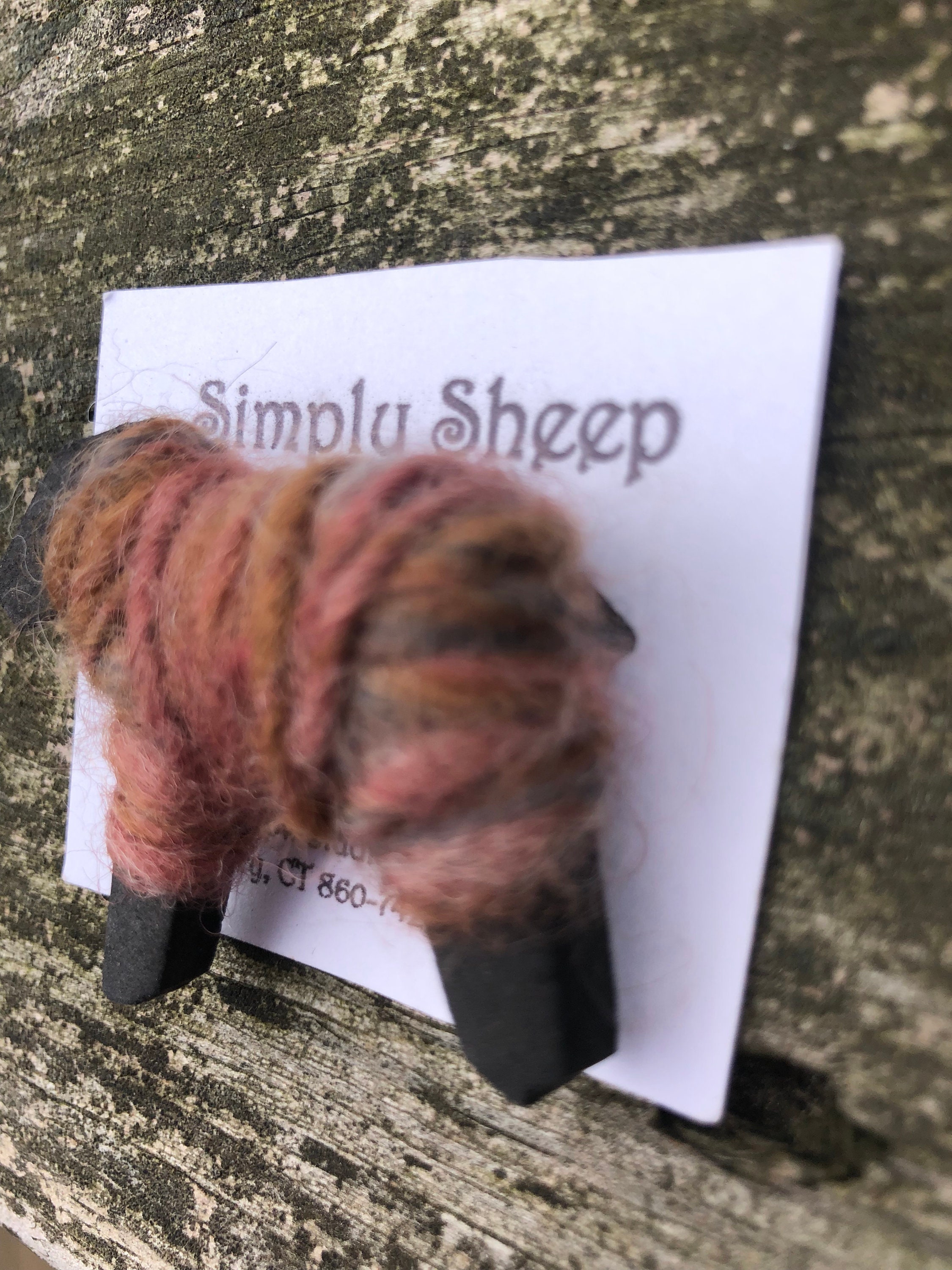 Sheep Pin Wool Pin Wool Wrapped Sheep Pin Lapel Pin - Etsy