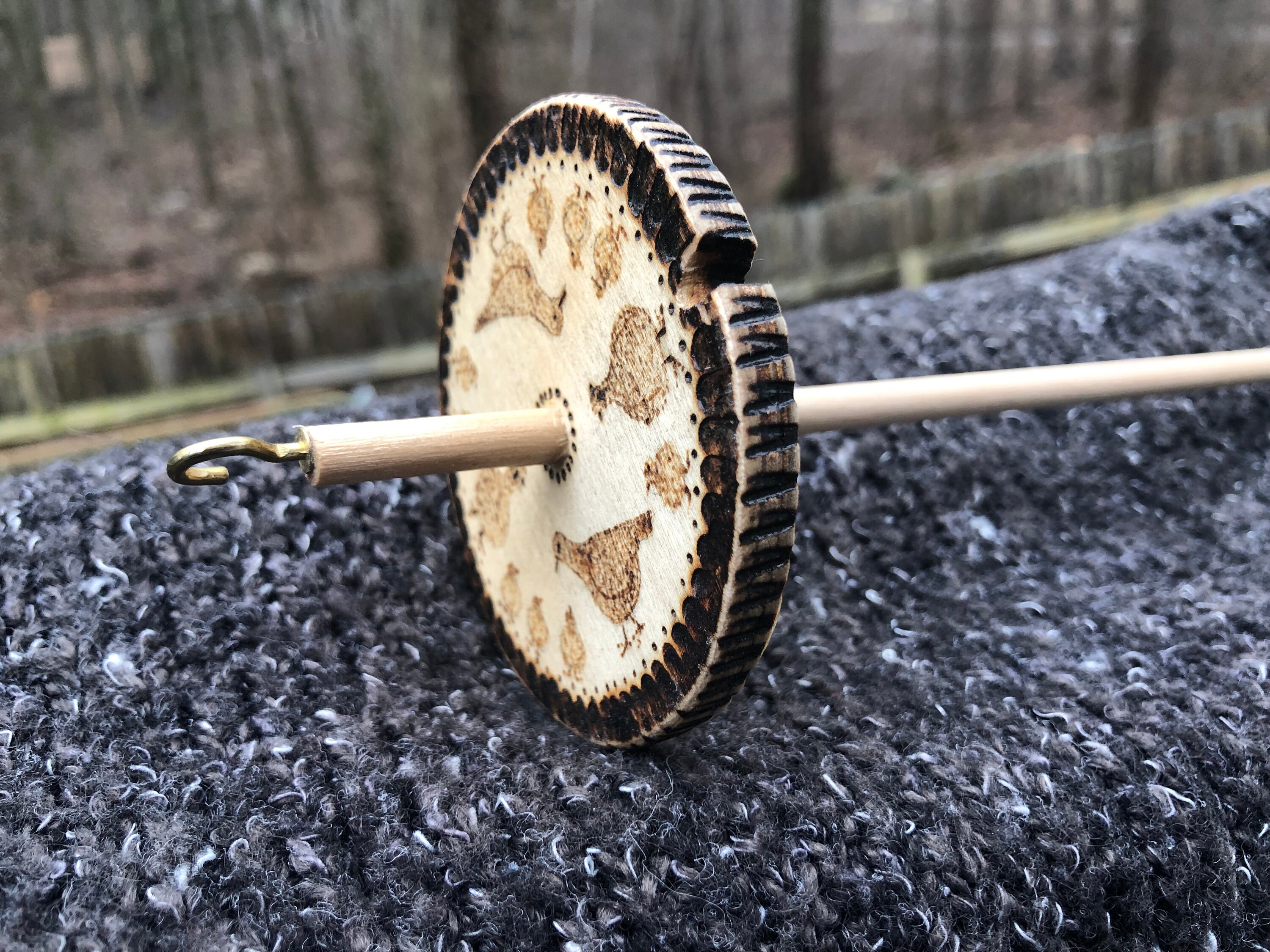 Drop Spindle Wooden Drop Spindle Top Whorl Drop Spindle - Etsy