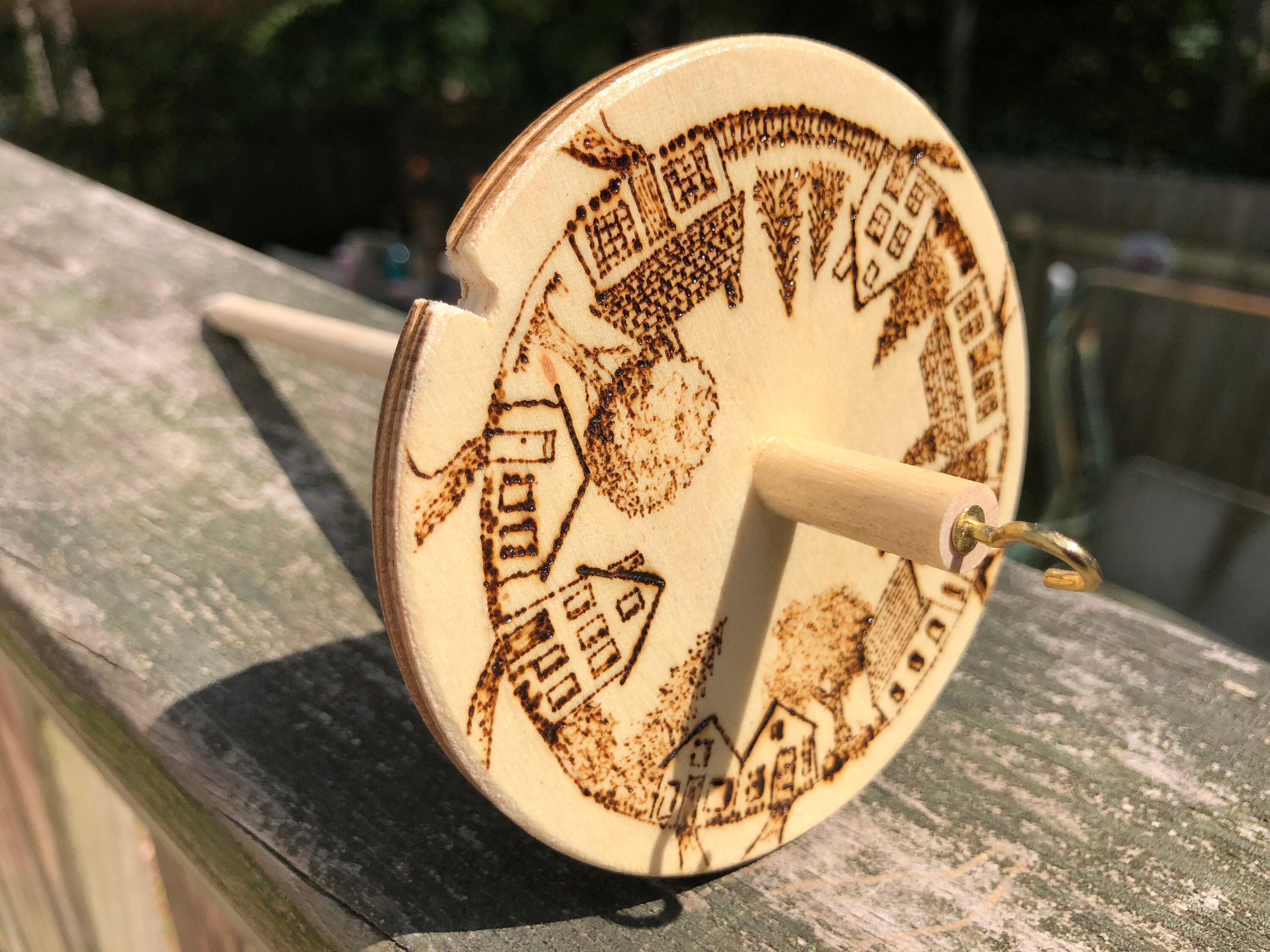 Drop Spindle Wooden Drop Spindle Top Whorl Drop Spindle - Etsy