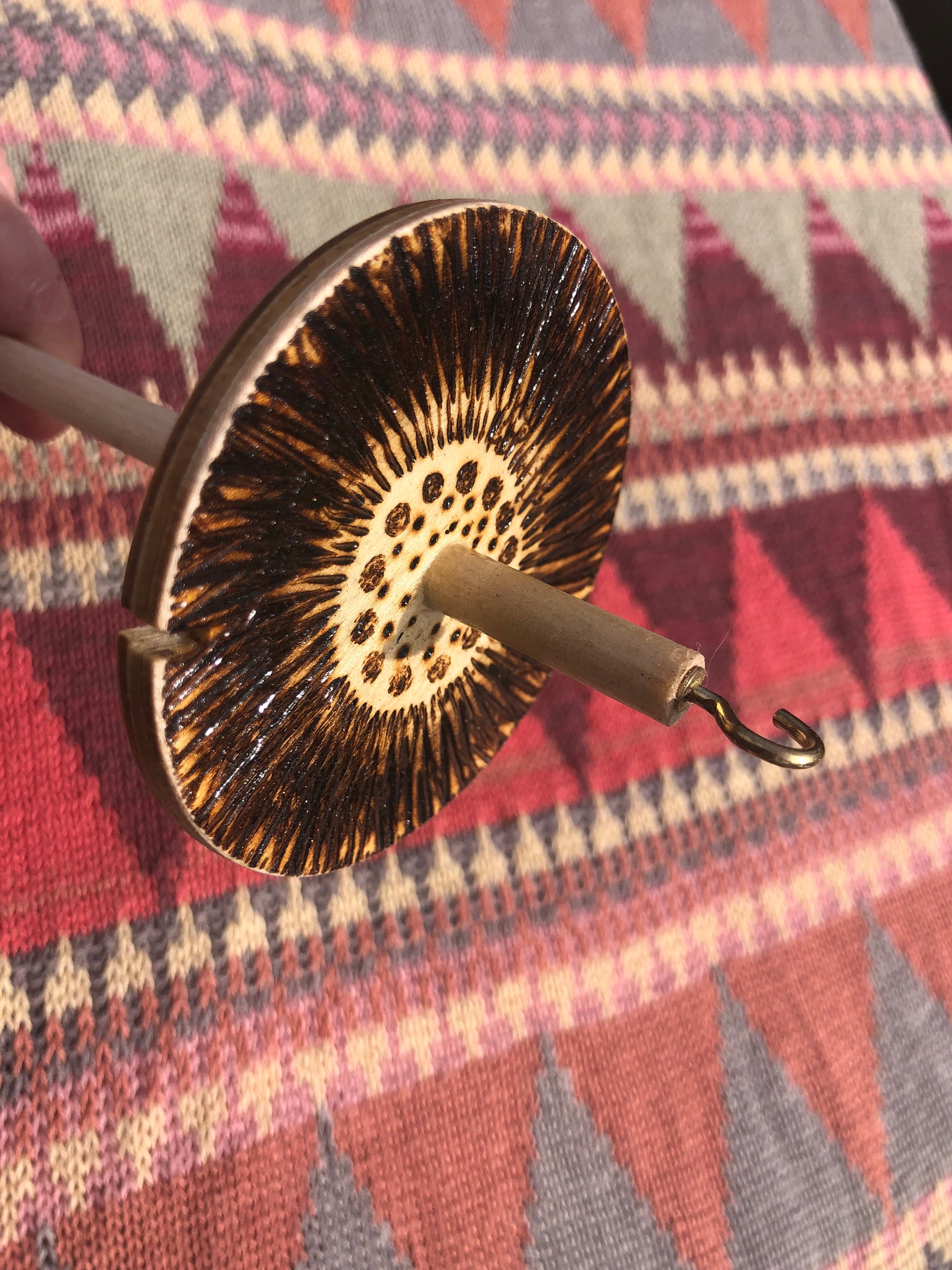 Drop Spindle Wooden Drop Spindle Top Whorl Drop Spindle - Etsy