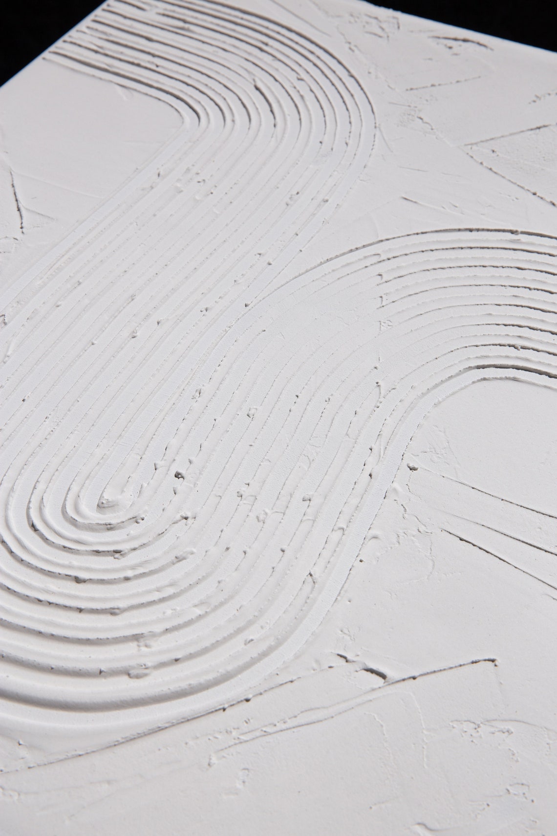 2 PIECE Canvas Textured Art Plaster Art 3d Wall Art | Etsy