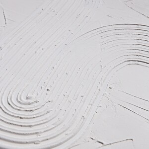 2 PIECE Canvas Textured Art Plaster Art 3d Wall Art | Etsy