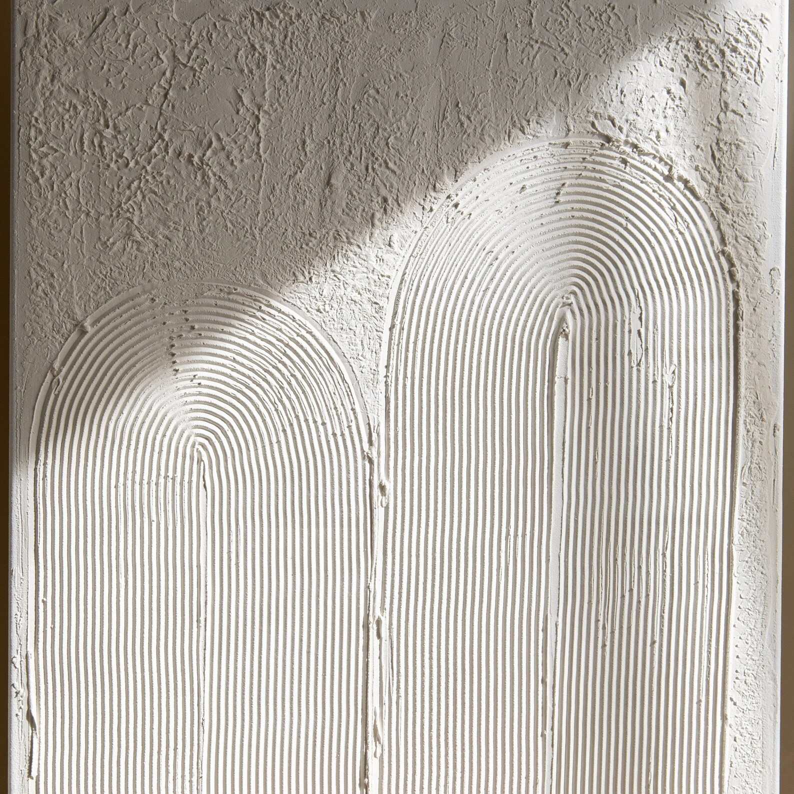 ARCHES DUO | White Abstract Painting White 3D Textured Painting White ...