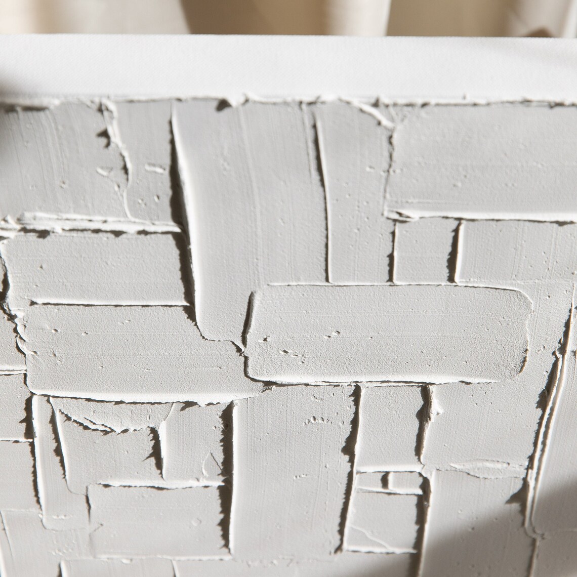 2 PIECE Canvas Textured Art Plaster Art 3d Wall Art - Etsy