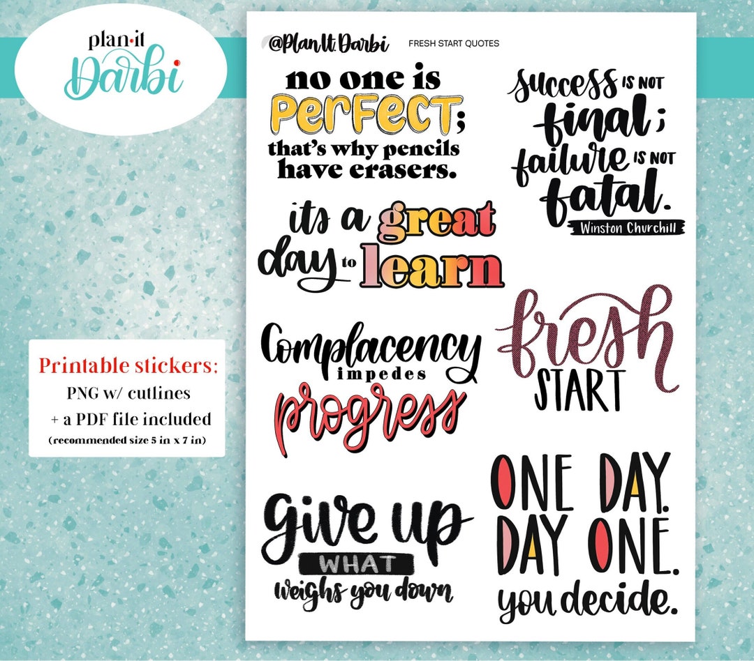 Printable: Bts FRESH START Back to School Student Teacher Handlettered ...