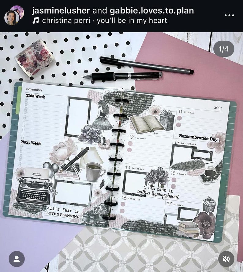 Printable Planner Stickers: SCRAPS (duo) Tortured Typewriter Torn Paper ...