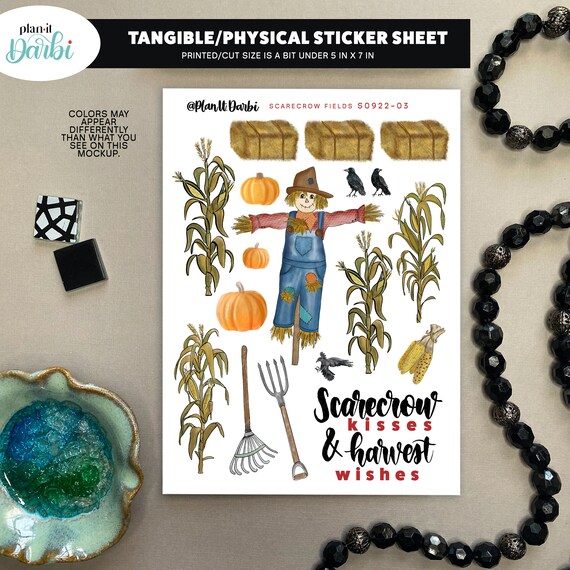 Tangible: SCARECROW FIELDS Country Farm Rural Autumn & Fall - Etsy